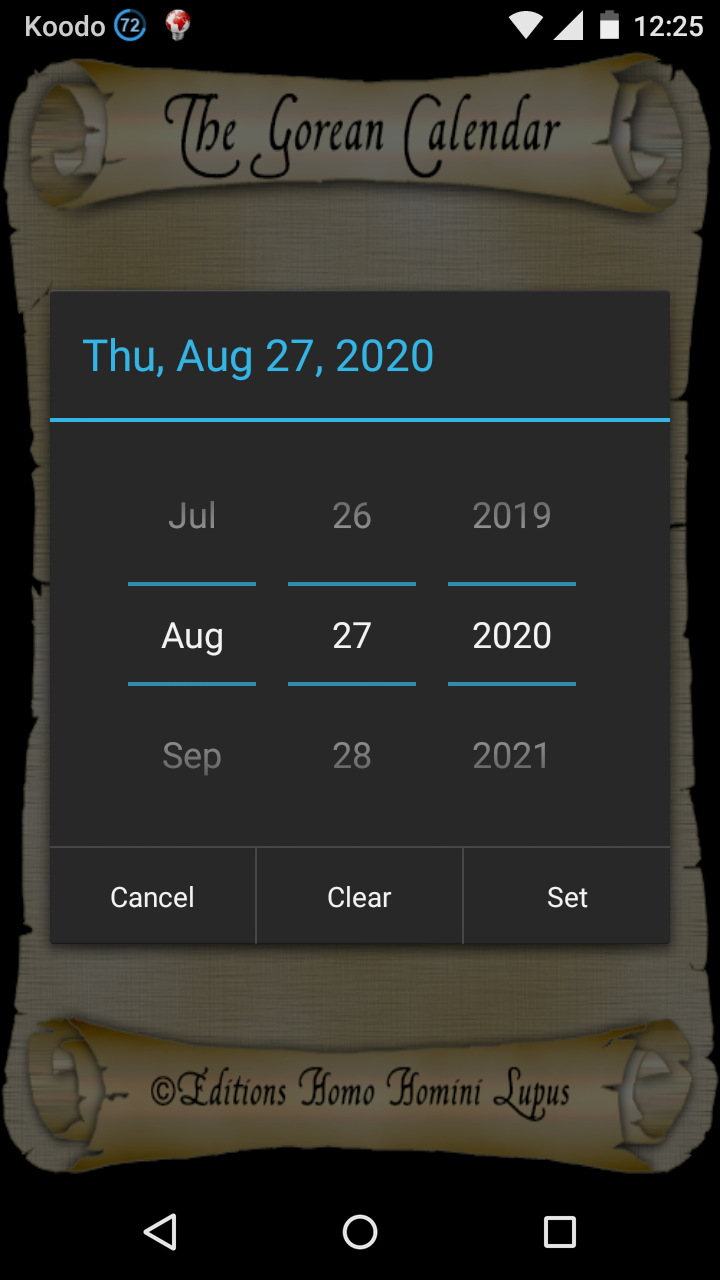 The Gorean Calendar - App on Amazon Appstore