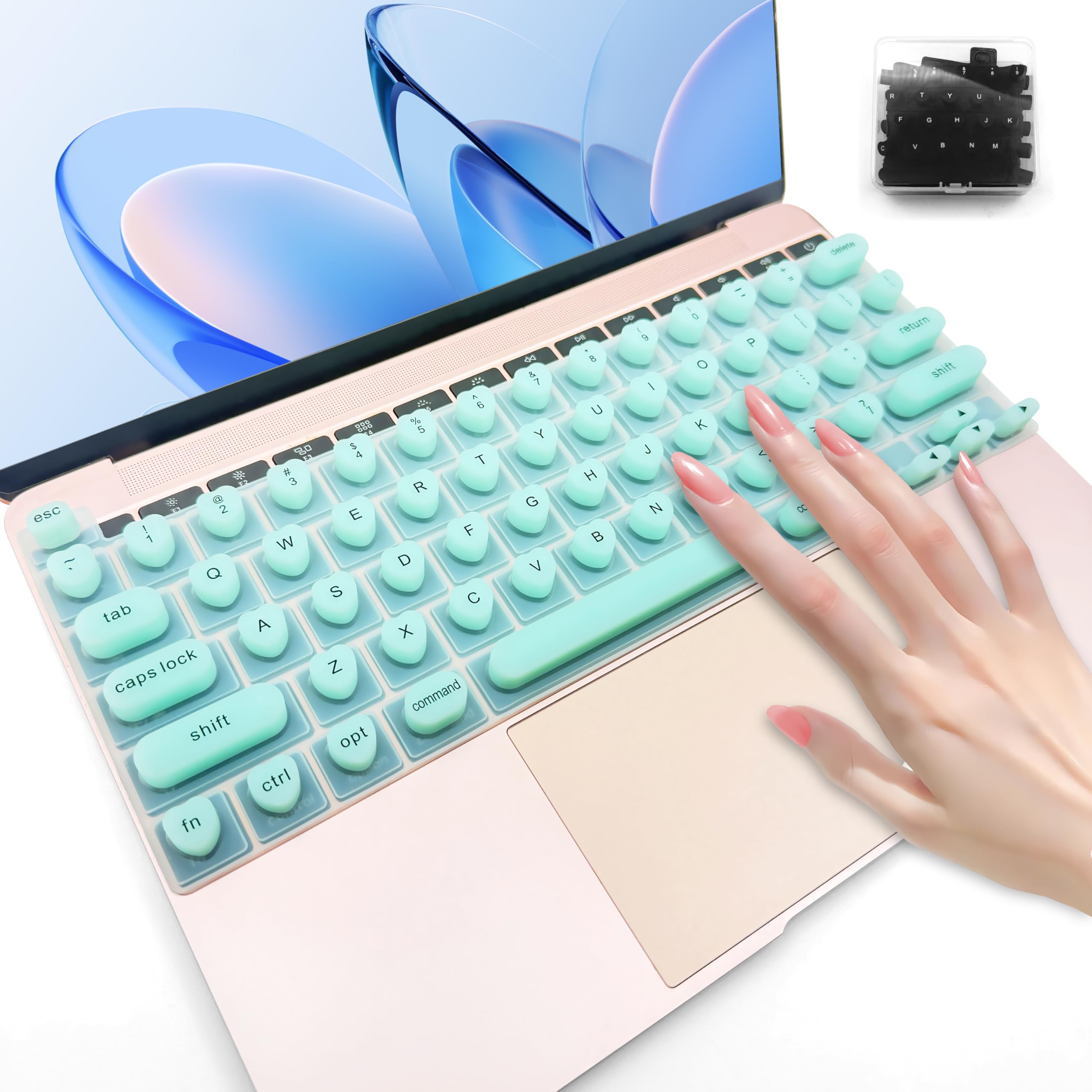 Amazon.com: Keyboard Film for Nail Art | Full-Size Laptop Keyboard ...