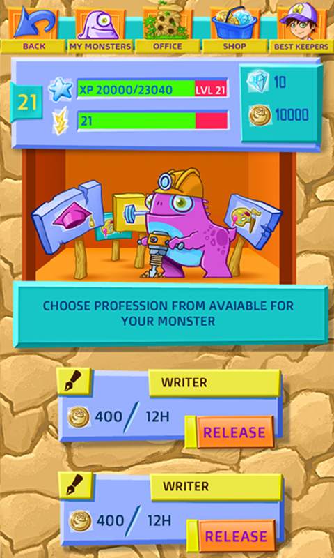 Monster Keeper - App on Amazon Appstore