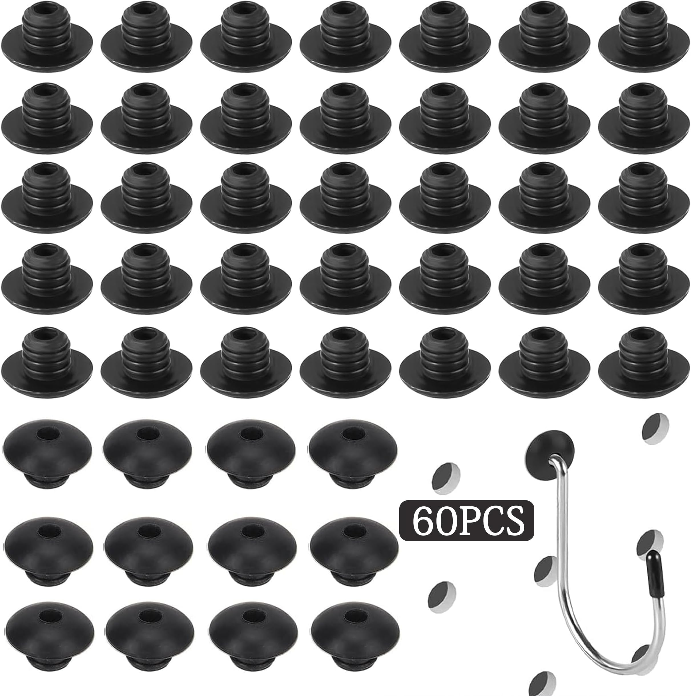 Amazon.com: 120pcs Pegboard Hook Locks, Peg Hook Stoppers Clips Fit for ...