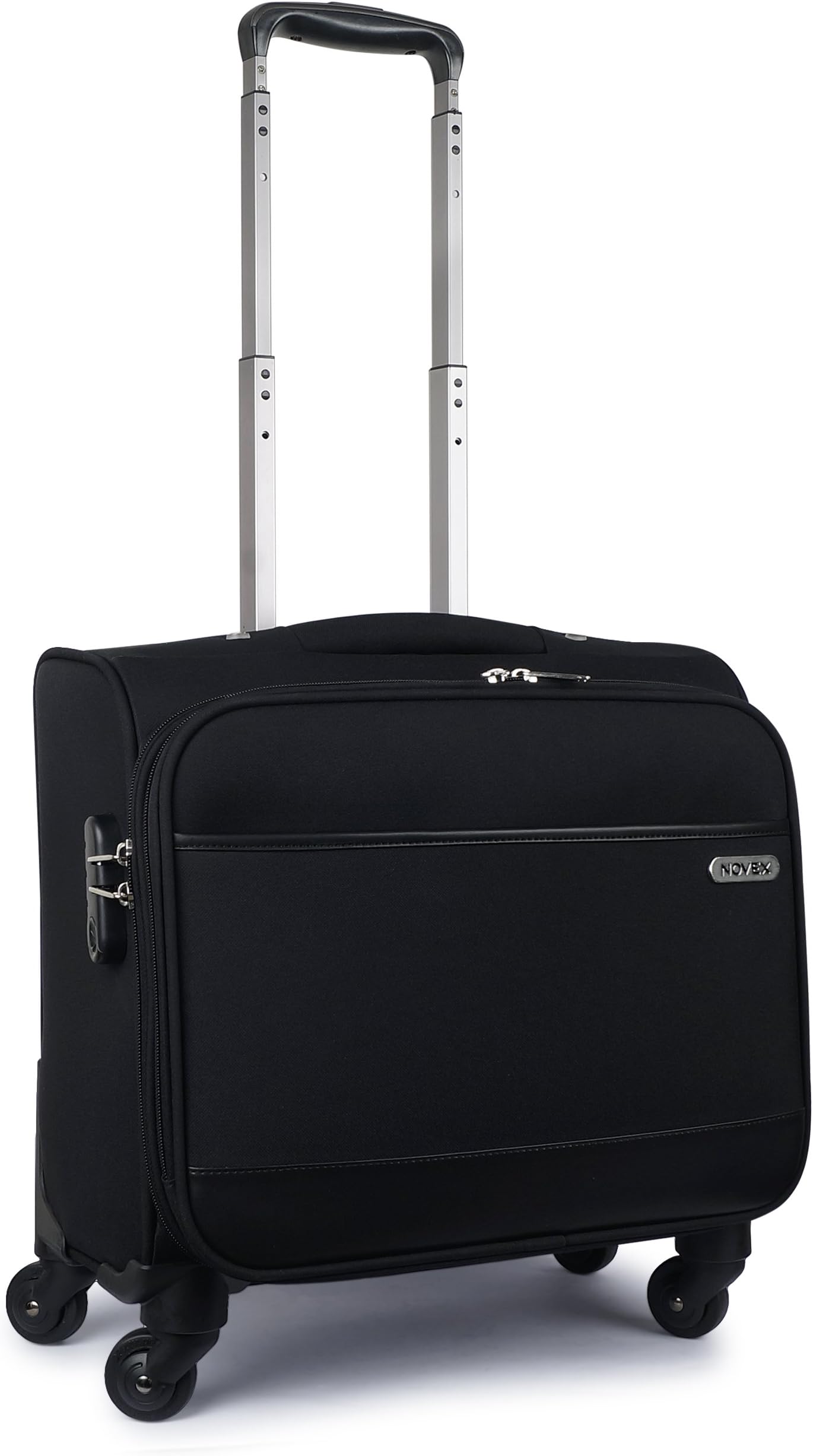 Buy VIP Alfa 44Cm Polyester 2W Black Business Overnighter Trolley Bag ...