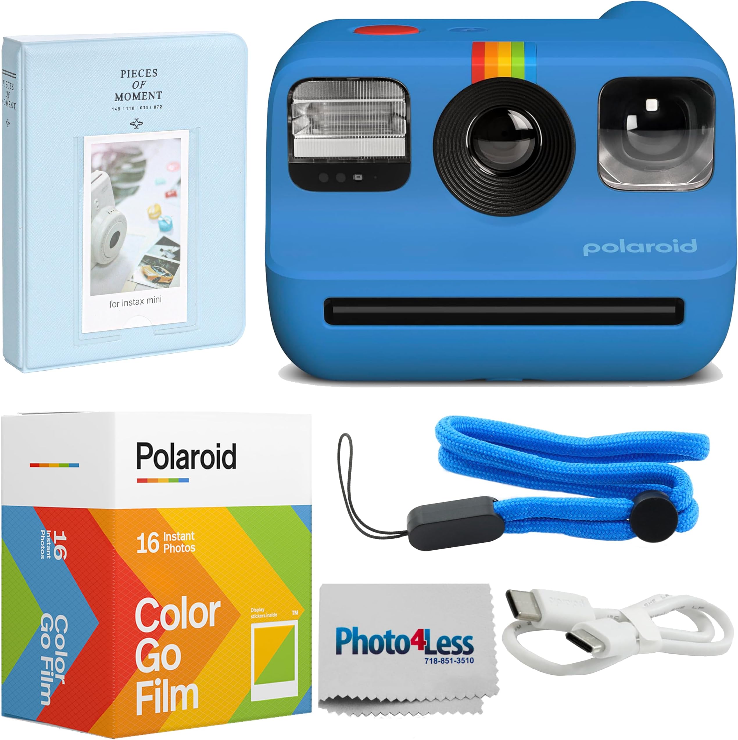 Amazon.com : Polaroid Go Generation 2 Instant Film Mini Camera (Blue ...