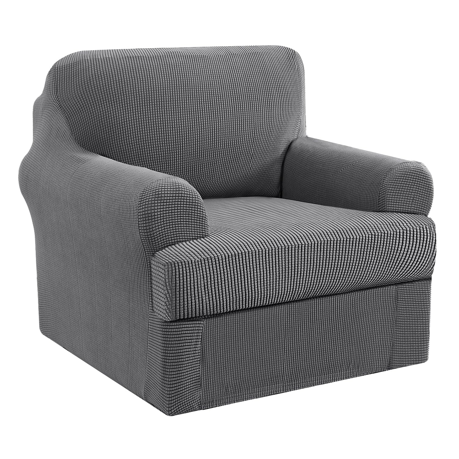 Amazon.com: H.VERSAILTEX Armchair Covers Slipcover 2 Piece Chair Covers ...