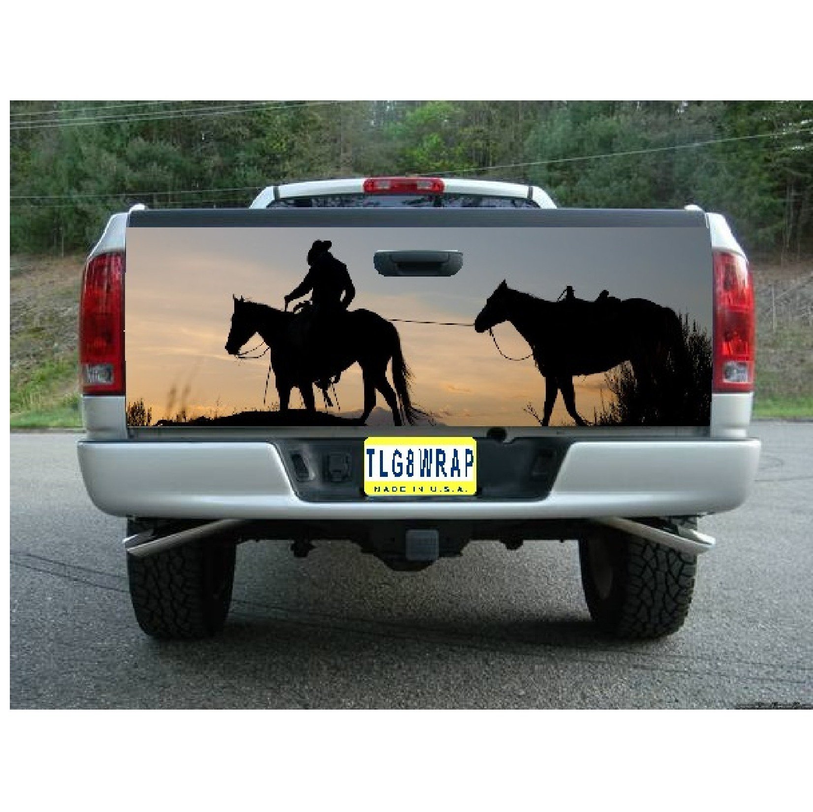 T100 Horse Horses Cowboy Vinyl Graphic Decal Sticker F150 F250 ...