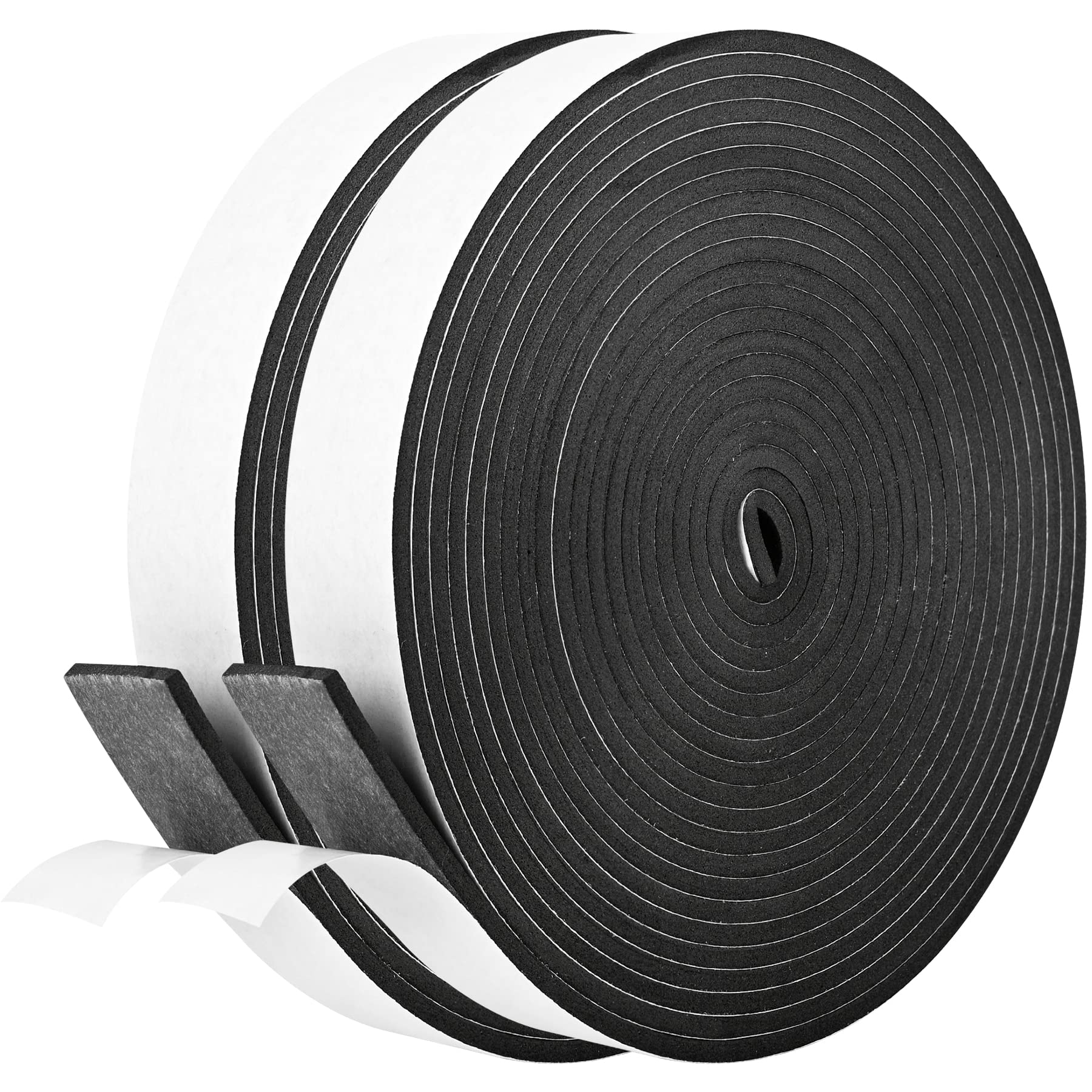 Self Adhesive Foam Tape Weatherstrip 1In x 1/8In x 33Ft High Density ...