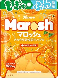 Amazon.co.jp: Kanro Maloche Mandarin Orange Soda Flavor, 1.6 oz (46 g) x 6 Packs : Food ...