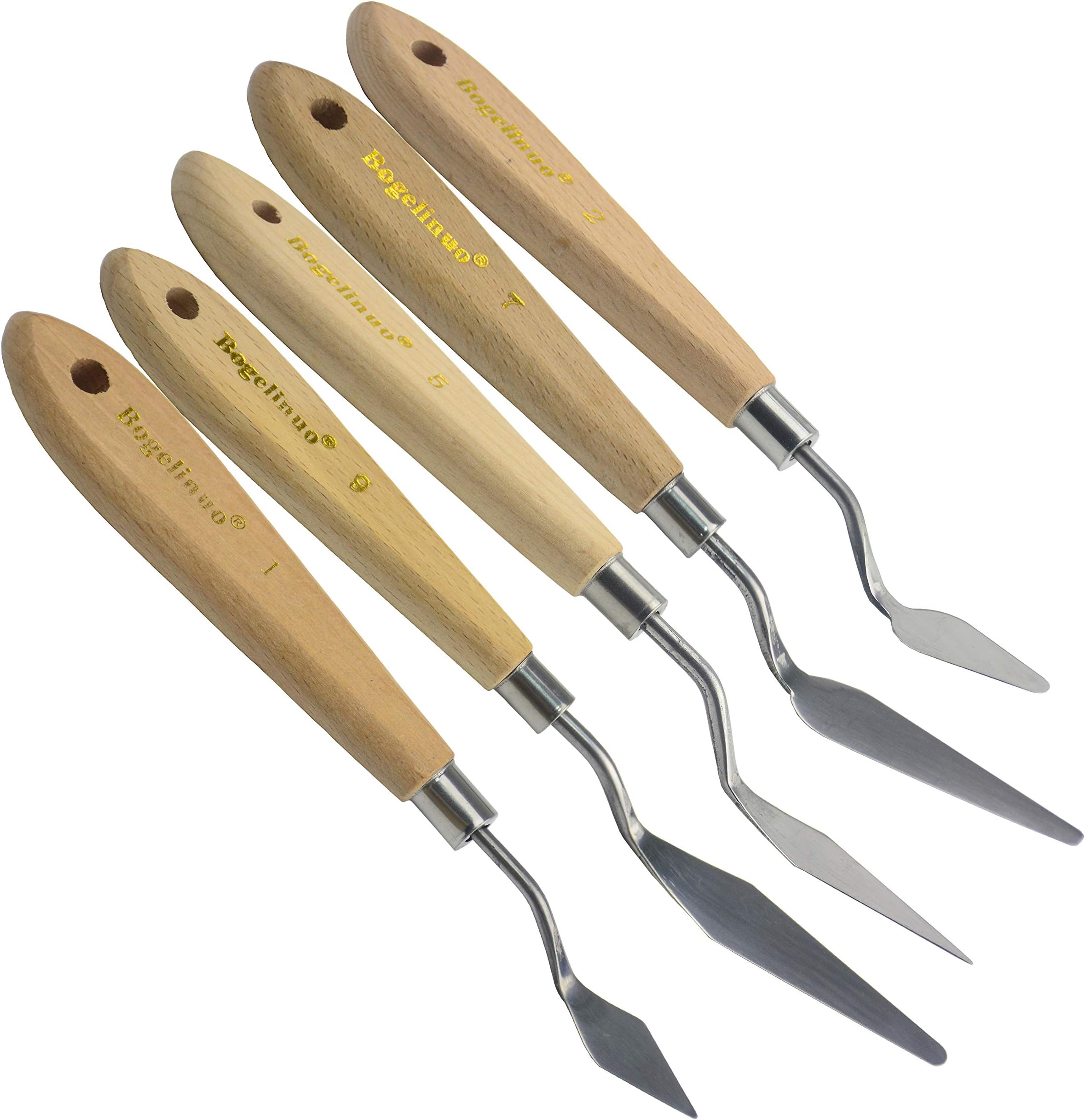 Amazon.com: FOCCTS 13 Pcs Palette Knife Set, Stainless Steel Spatula ...