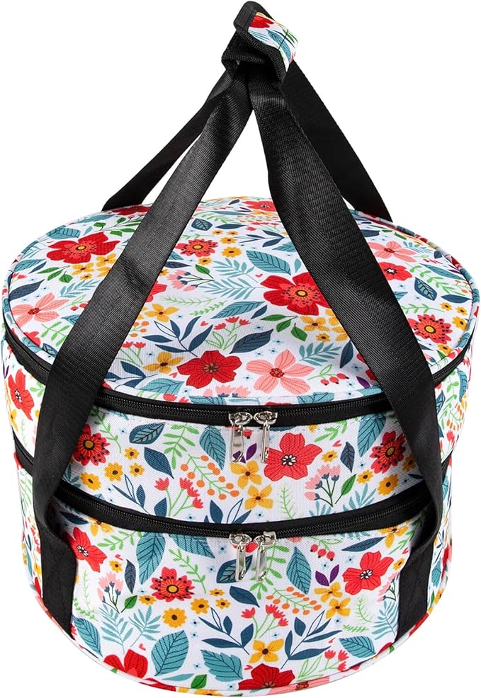 Amazon.com: QHANSHIEE Casserole Carrier,12.5 Pie Carrier, Insulated ...