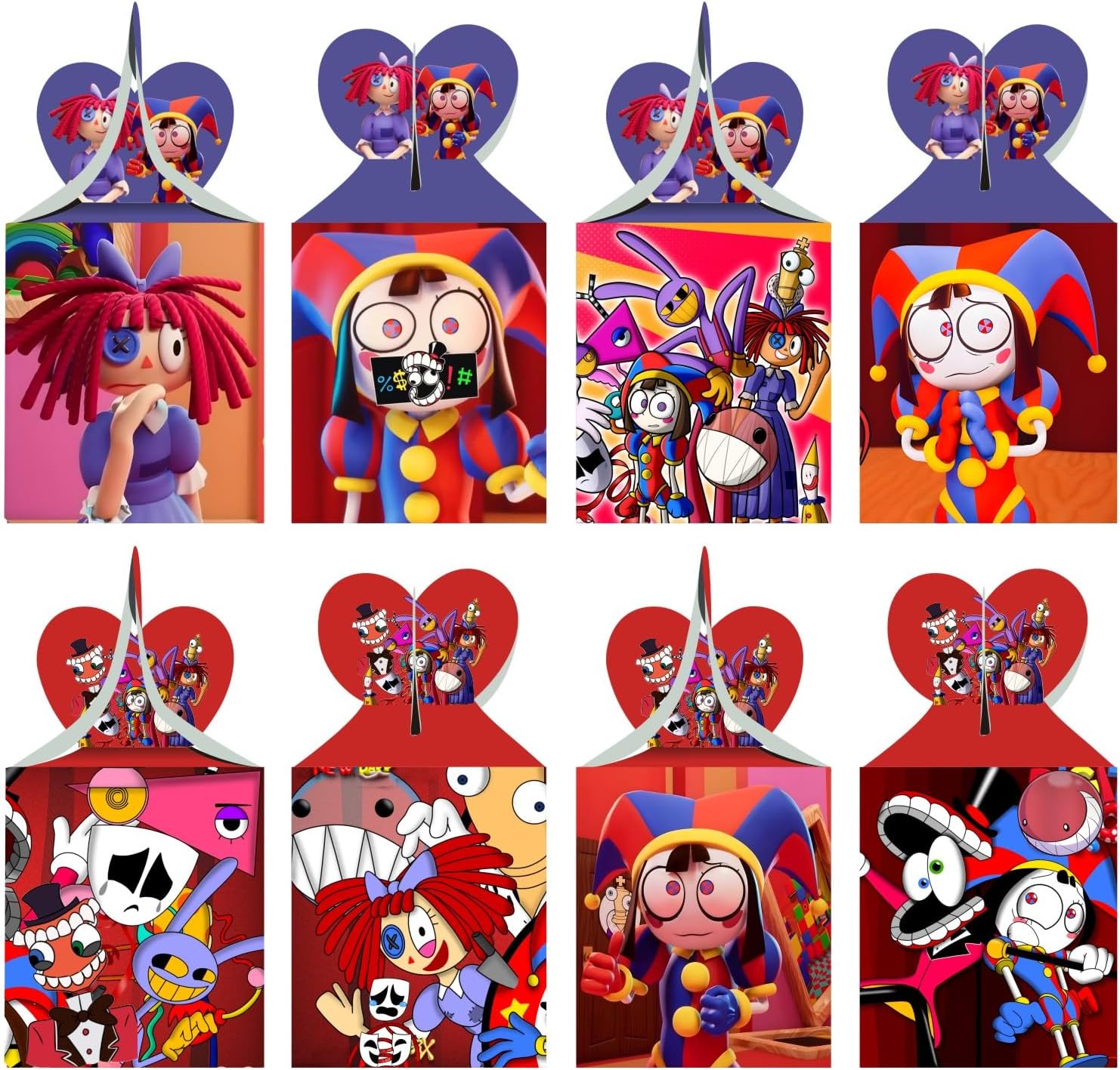 Amazon.com: VixPet 12pcs The Amazing Digital Circus Party Favor Gift ...