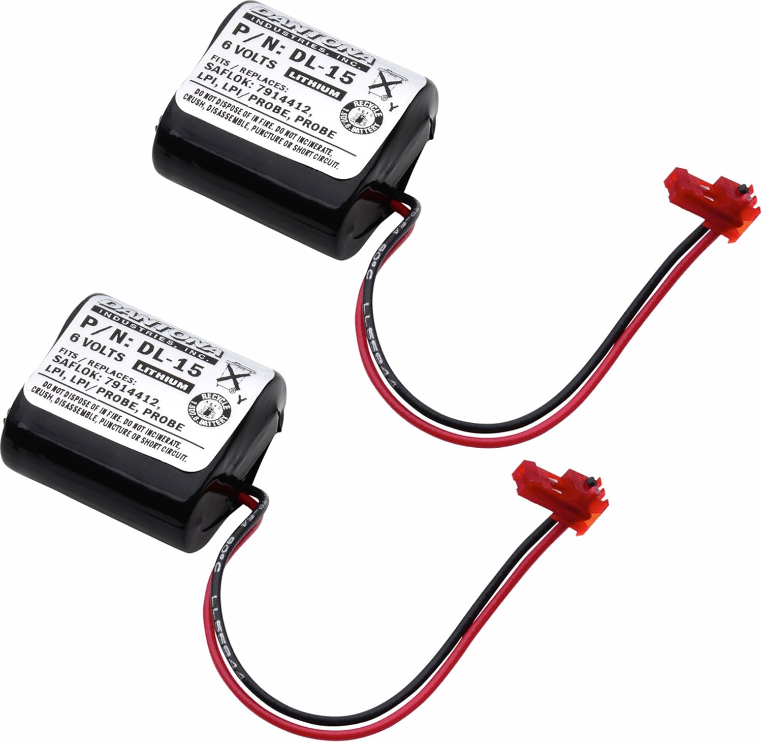 Amazon.com: Synergy Digital Saflok LPI Door Lock Battery Combo-Pack ...