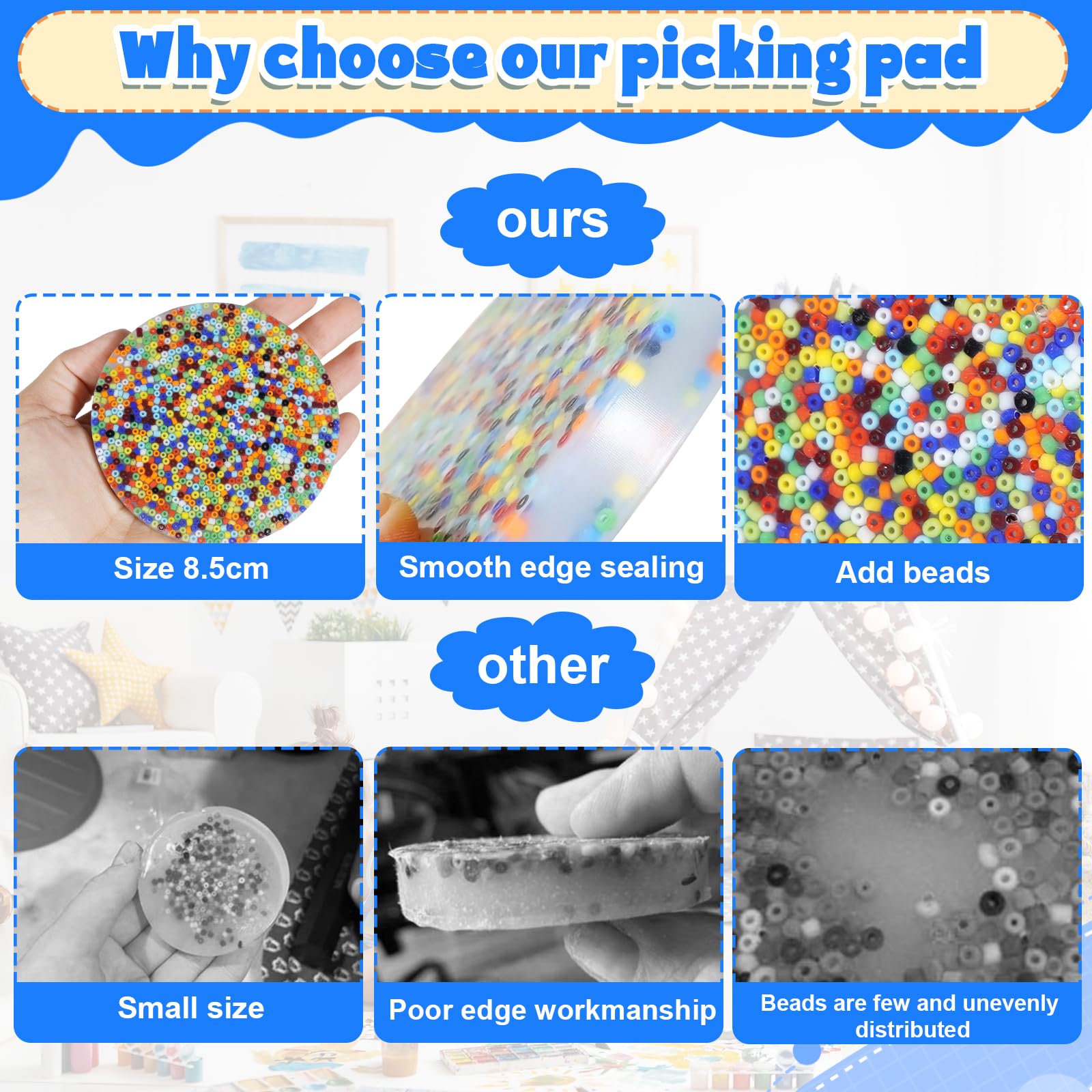 Picky Pads Picky Pad 3-Pack Skin Picking Fidget Toys - Anxiety Relief ...