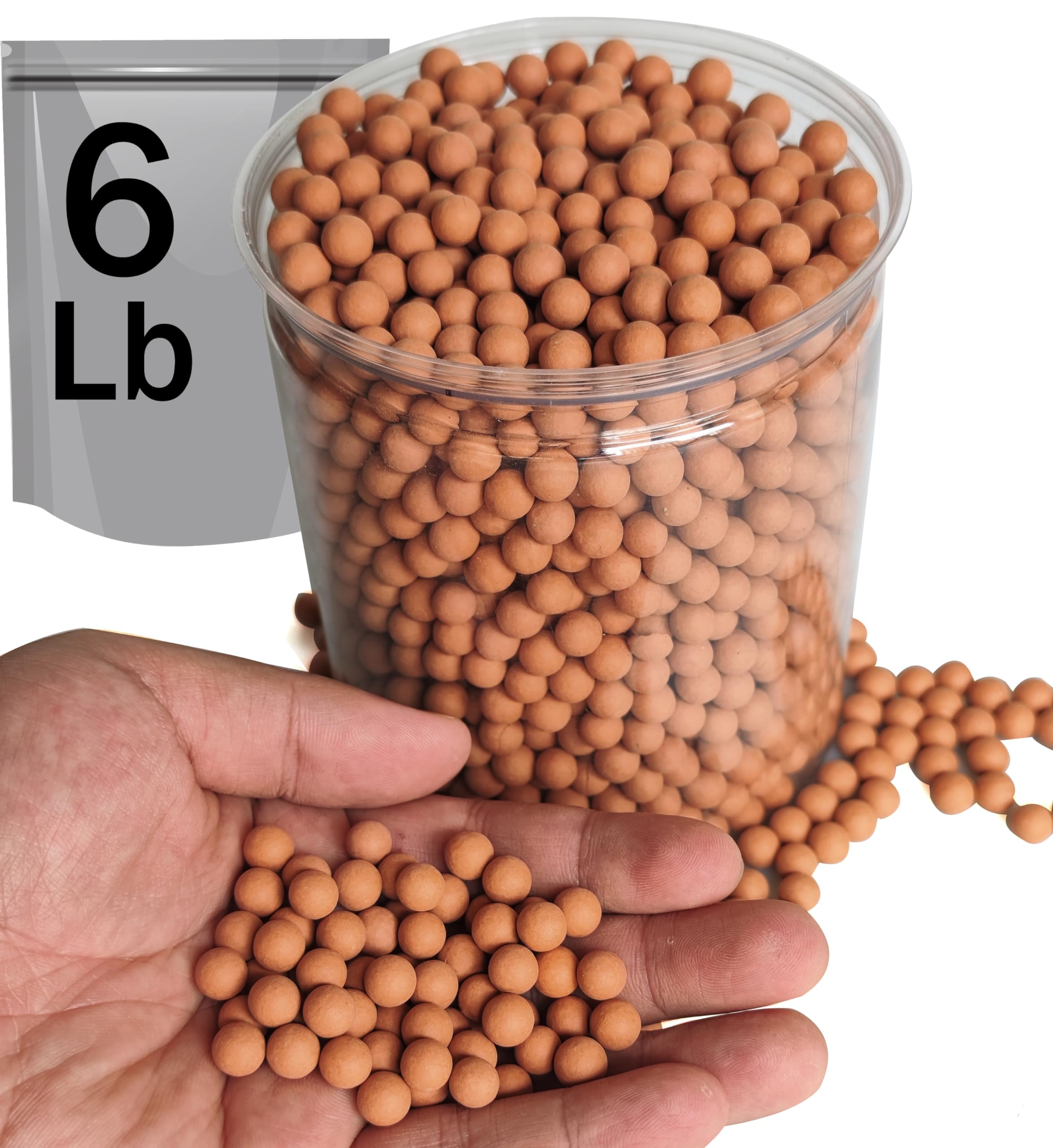 6LB Clay Pebbles Gardening Ceramsite (6LB) : Amazon.ca: Patio, Lawn ...