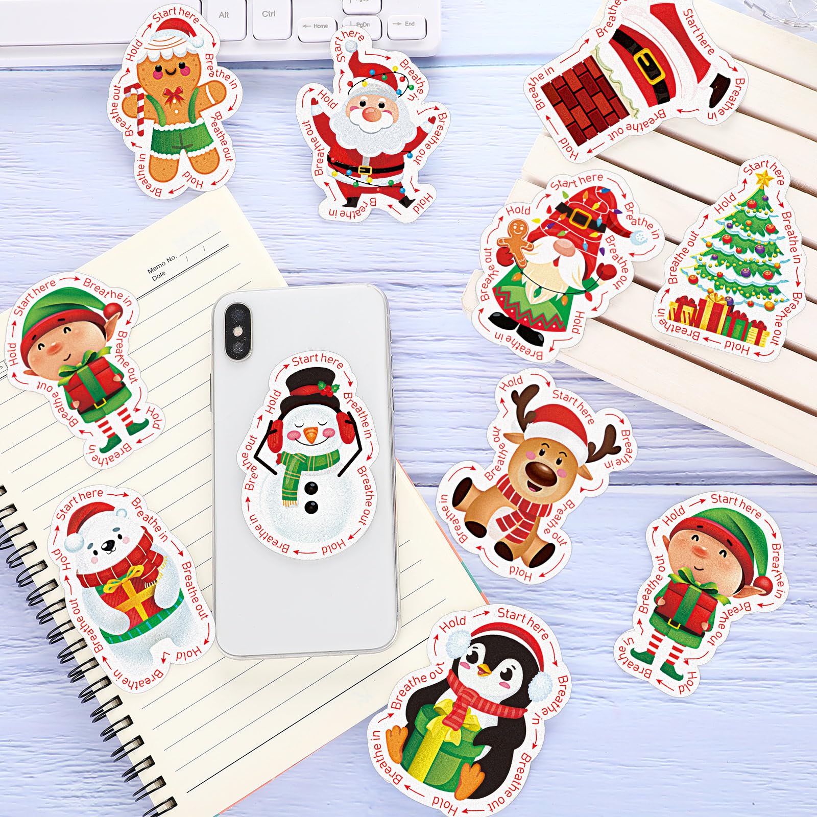 Snapklik.com : Crtiin 50 Pieces Anxiety Sensory Stickers For Anxiety ...