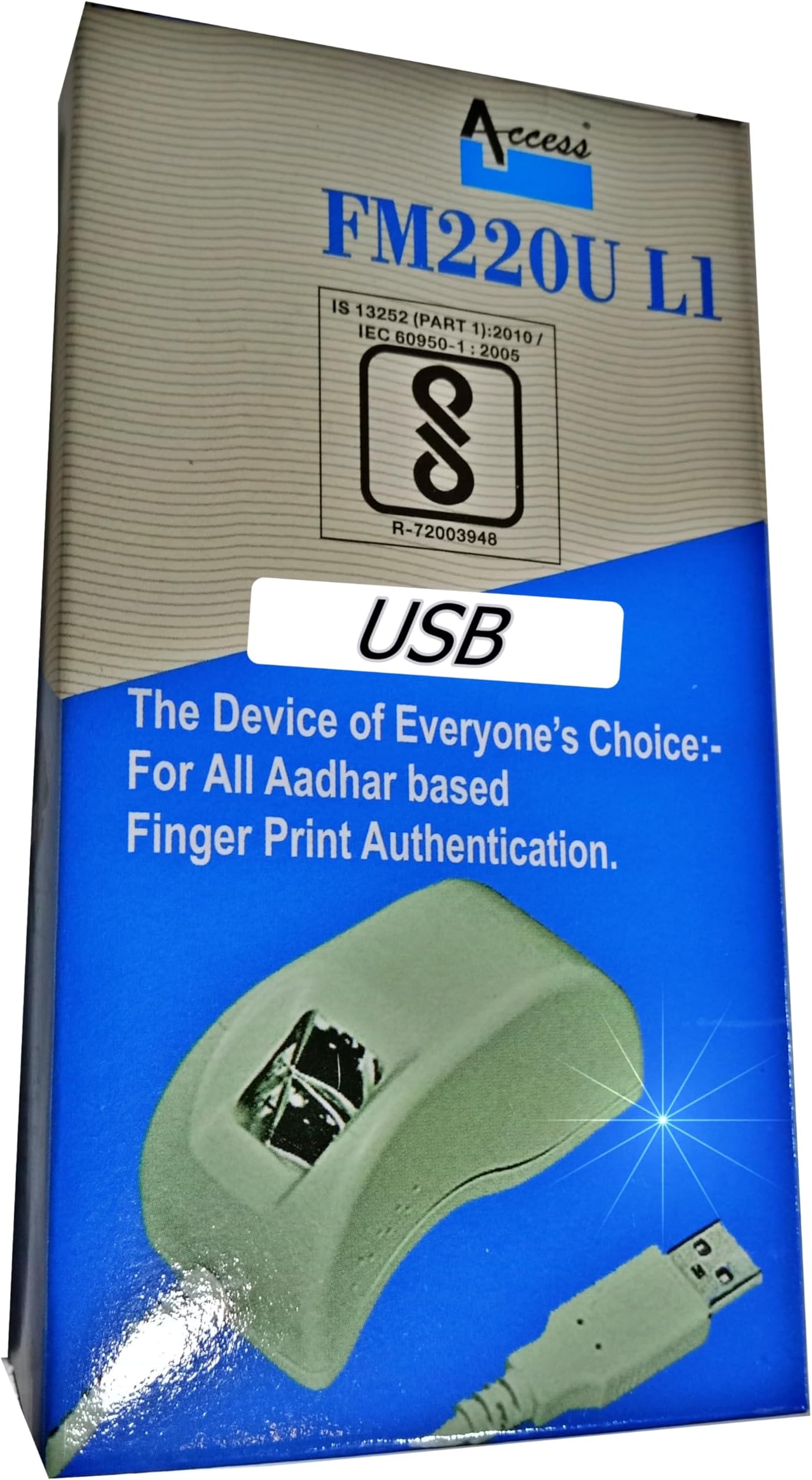 Access FM220U L1 biometric Scanner Device(White) : Amazon.in: Home ...