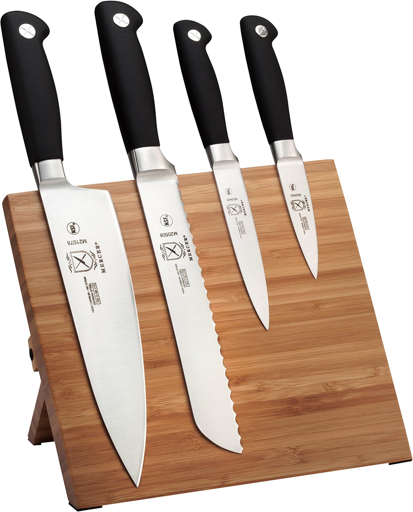 Amazon.com: Mercer Culinary M20000 Genesis 6-Piece Forged Knife Block ...