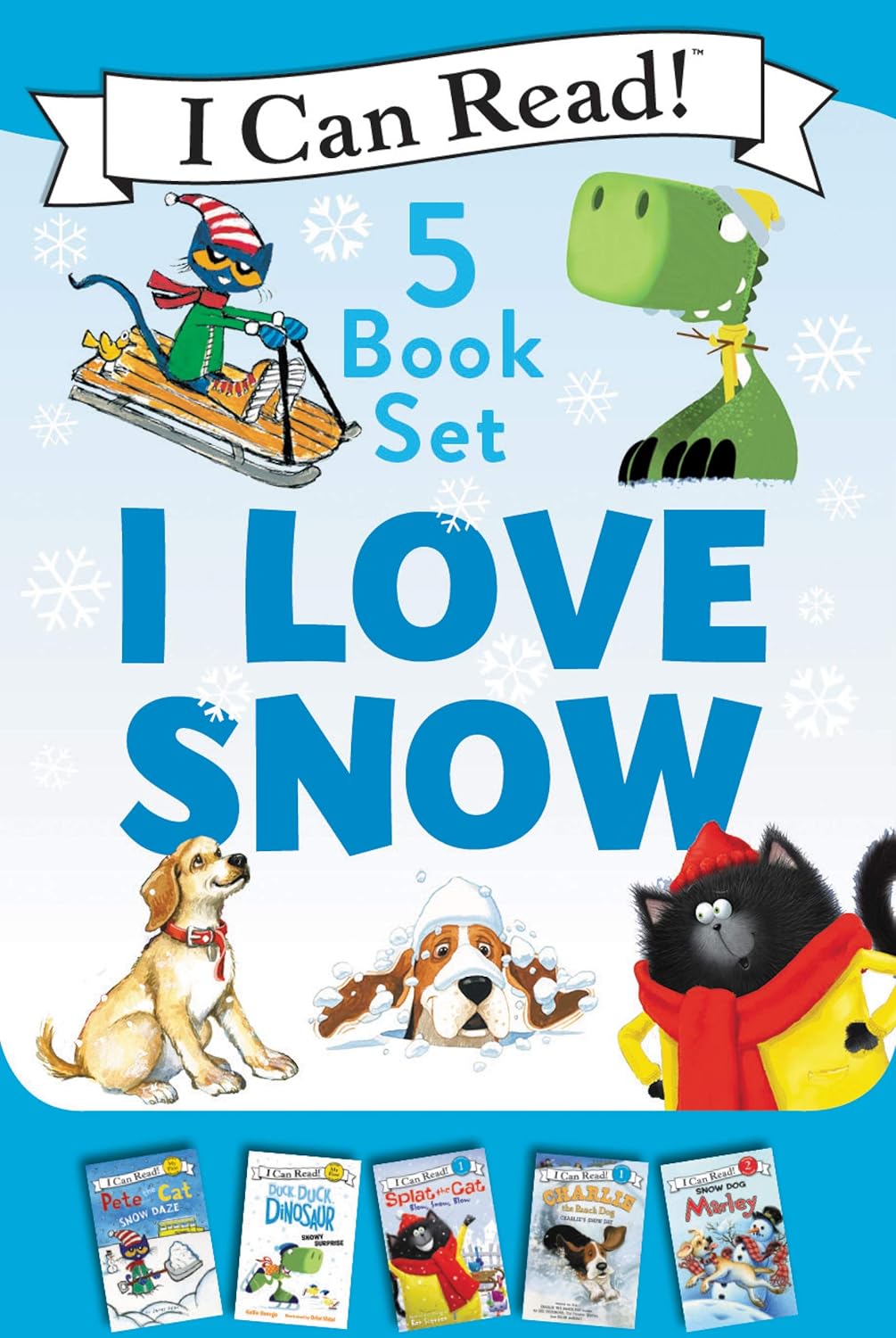 Amazon.com: I Love Snow: I Can Read 5-Book Box Set: A Box of 5 Winter I ...