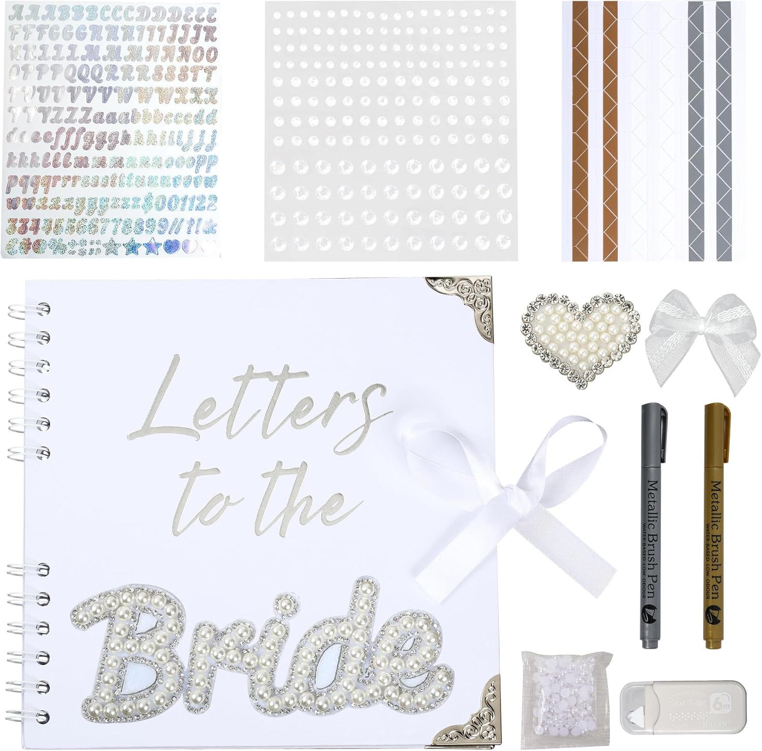 Amazon.com: Ohmique Letters to The Bride Scrapbook Wedding Scrapbook ...