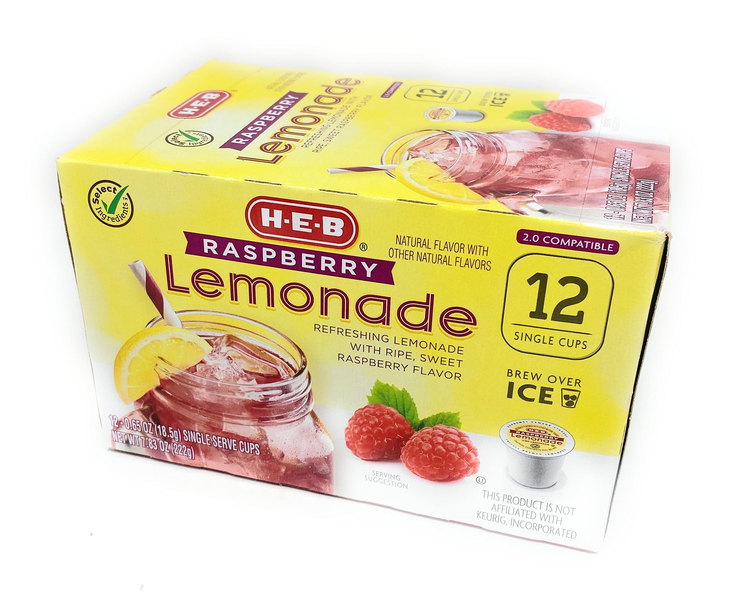 Amazon.com: HEB Iced Tea and Lemonade Single Serve Pods - 12 count ...