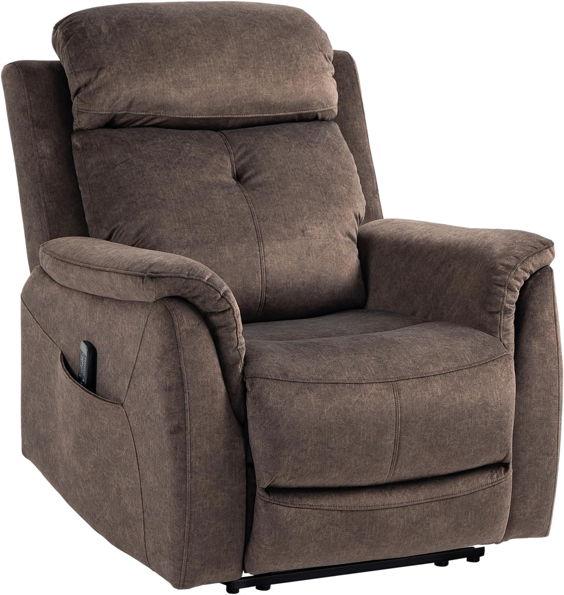 HOMCOM Fauteuil inclinable manuel, fauteuil inclinable en tissu, canapé ...