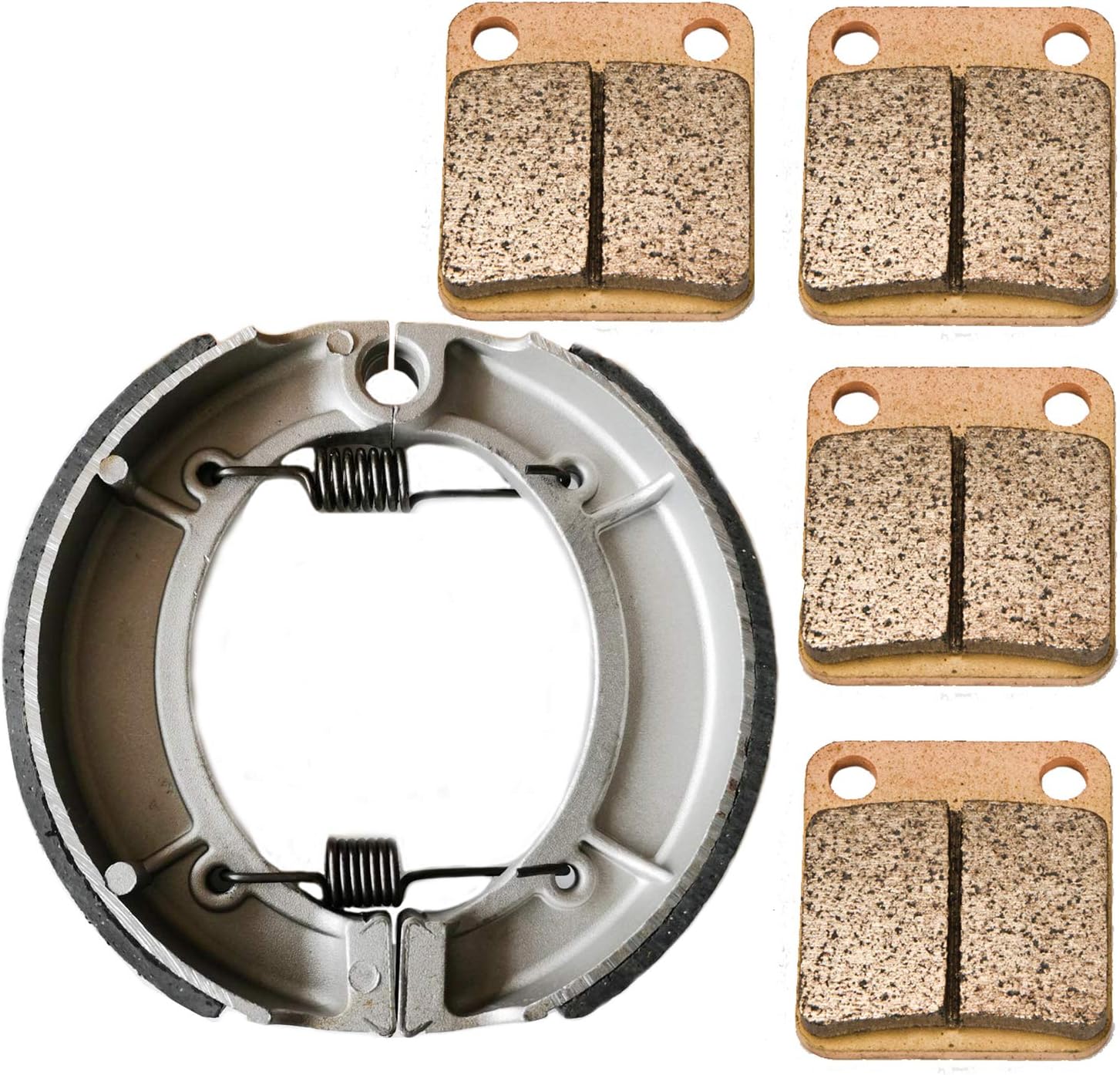 Amazon.com: Semi-Metallic-Pro Front Brake Pads & Brake Shoes for Yamaha ...