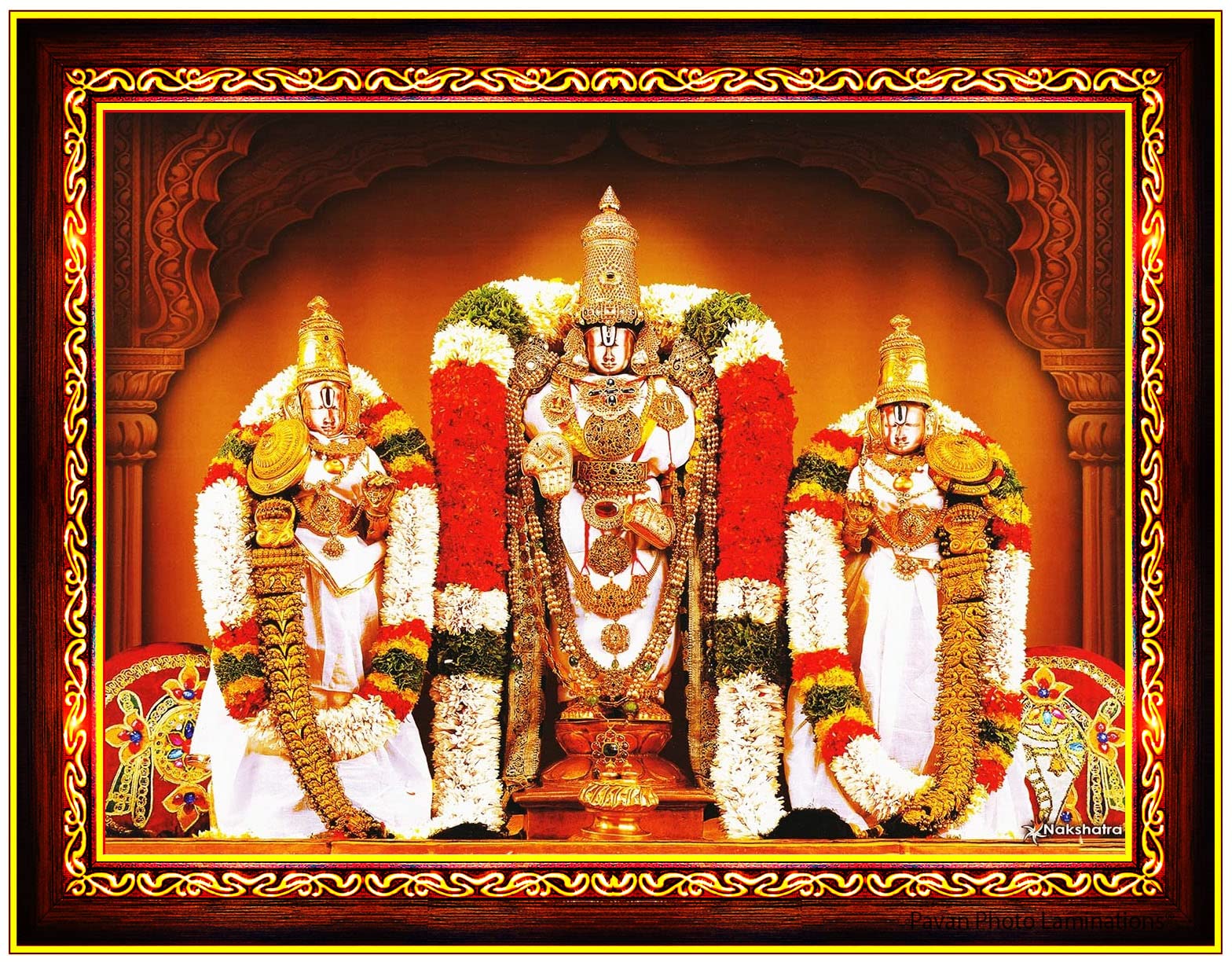 Buy Pavan Photo Laminations, Srinivasa Padamathi Lakshmi Laxmi ...
