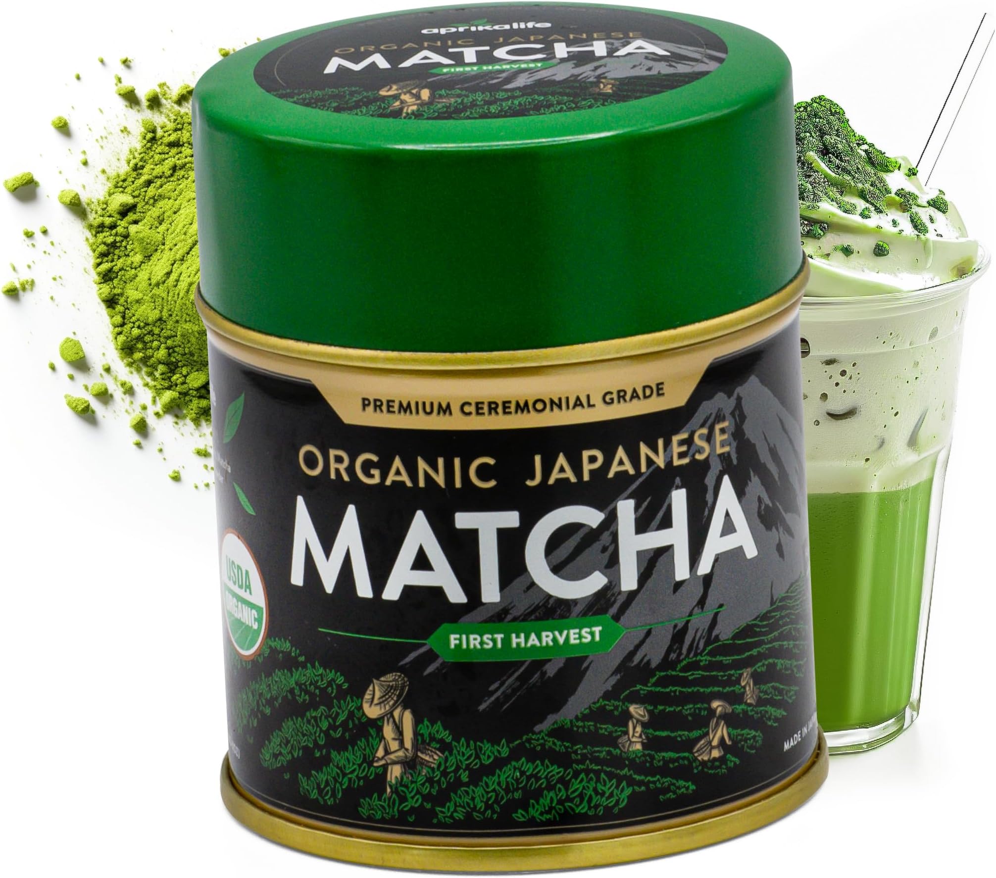 Amazon.com: Matcha Organics - Premium Ceremonial Grade Matcha Green Tea ...