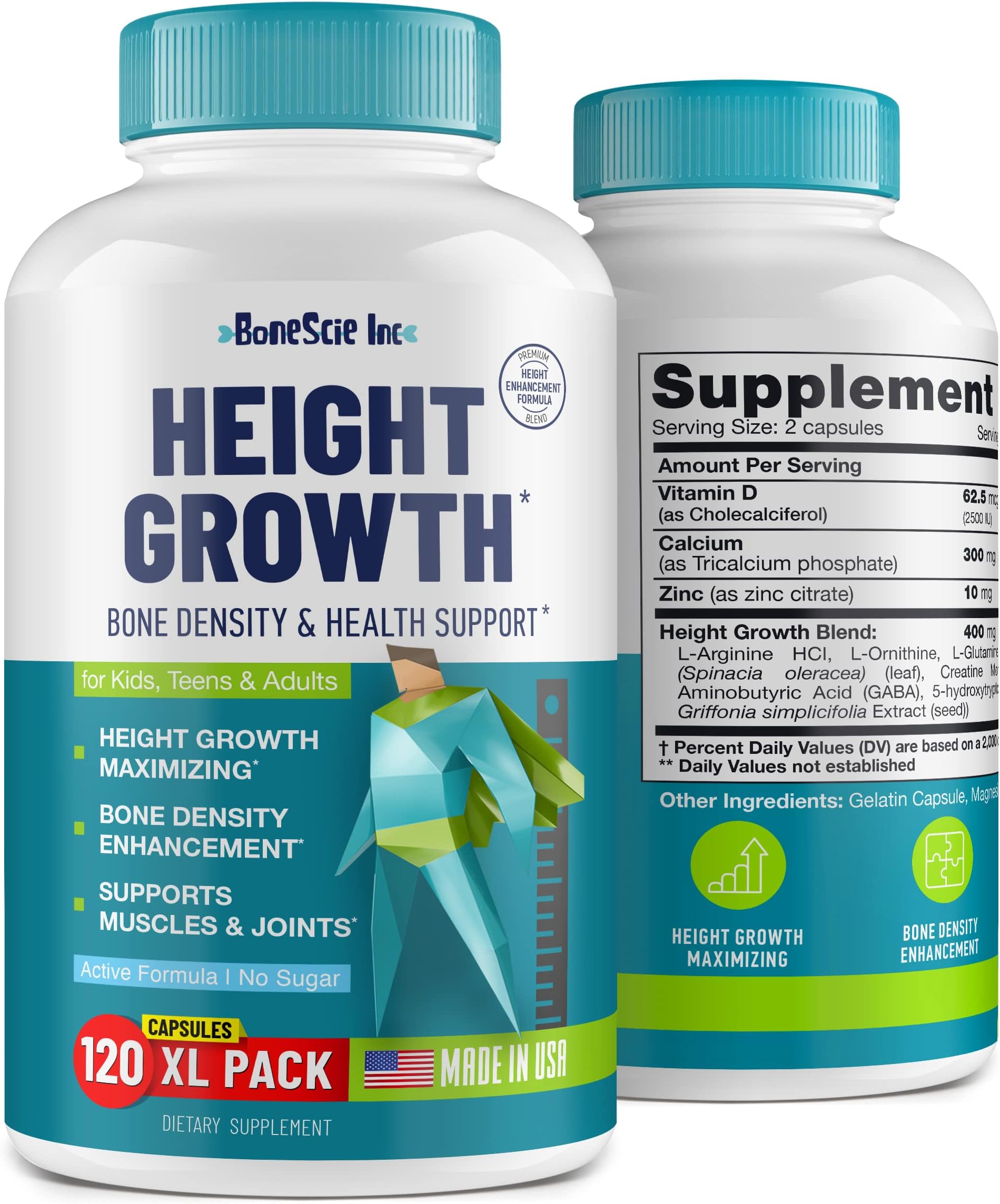 Amazon.com: Height Growth Maximizer - Made in USA - Natural Height ...