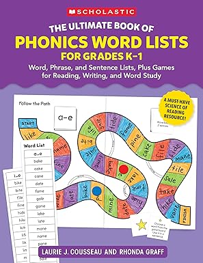 Amazon.com: The Ultimate Book of Phonics Word Lists: Grades K-1: ...