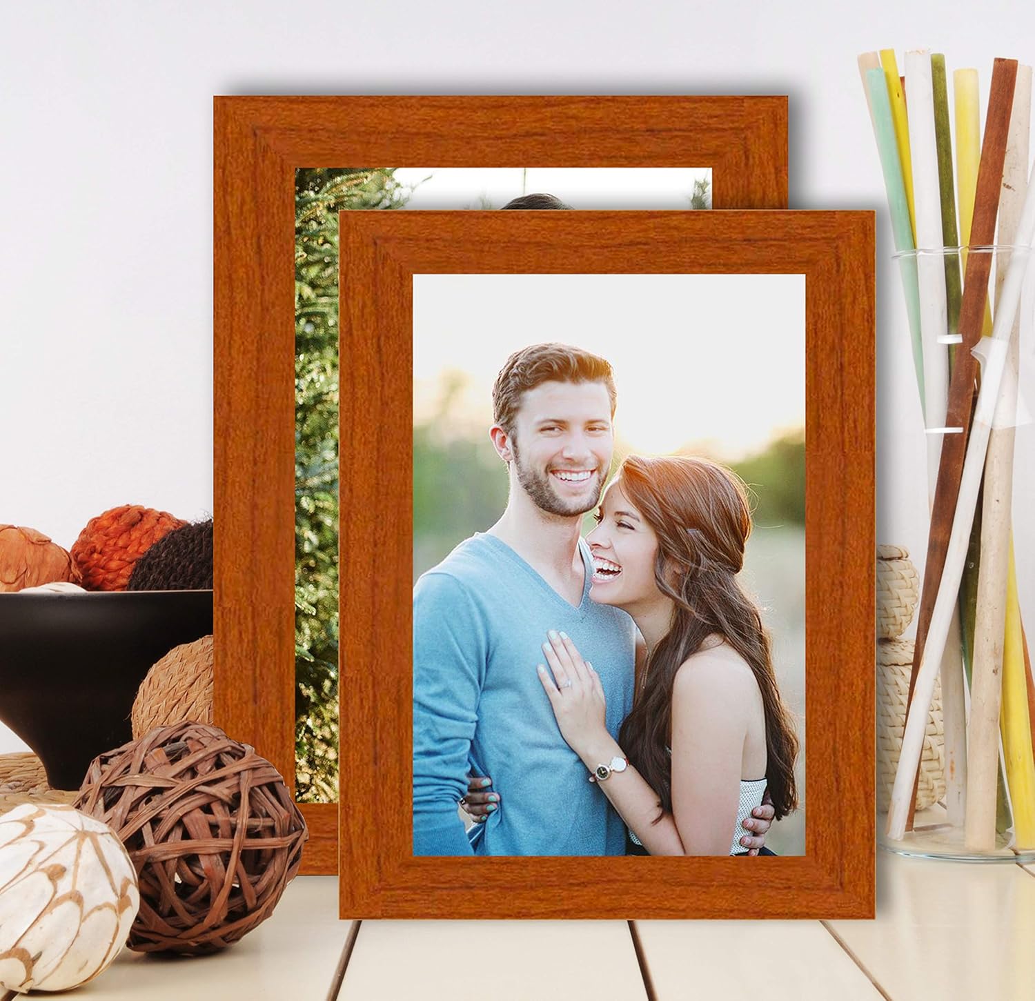 Art Street - Set of 2 Wall and Table Top Photo Frames Perfect for ...
