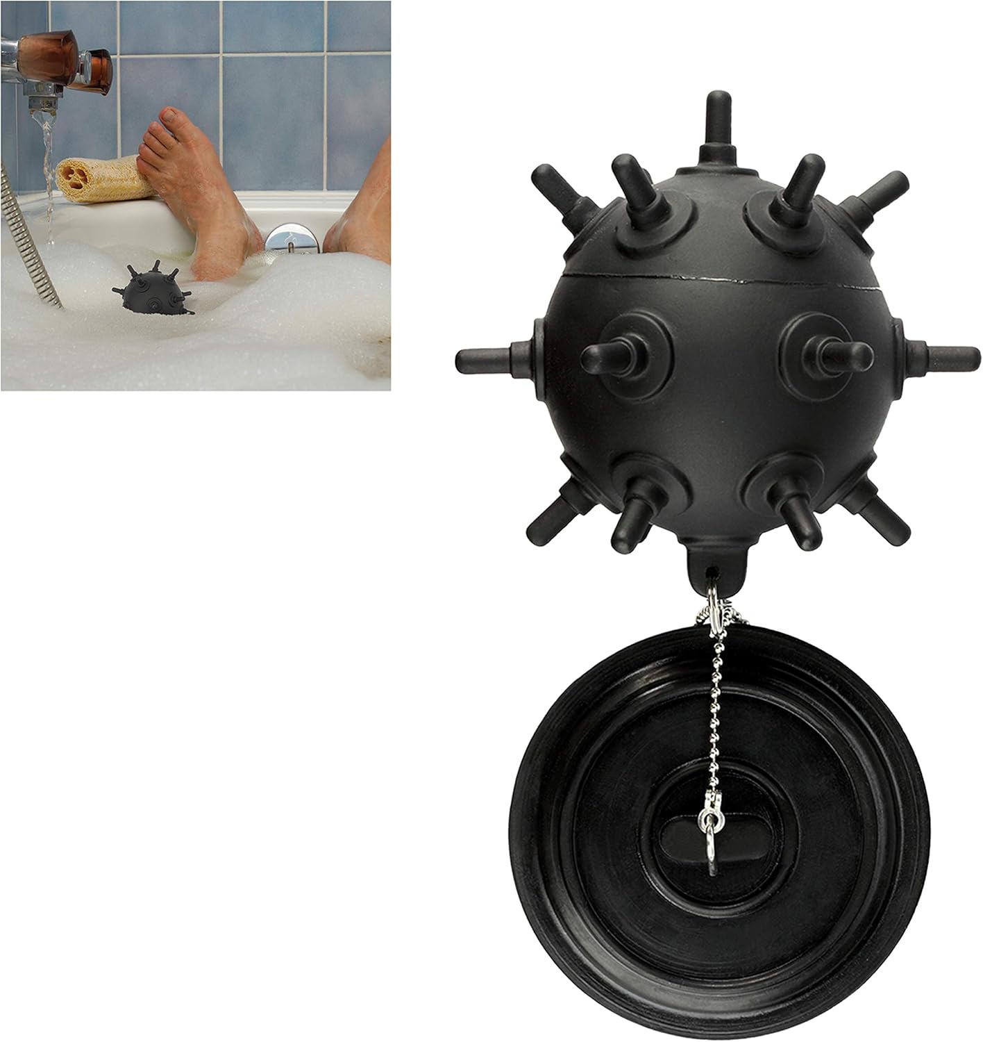 Amazon.com: Bombs Away Bath Plug - Kid's Bath Tub Drain Stopper ...
