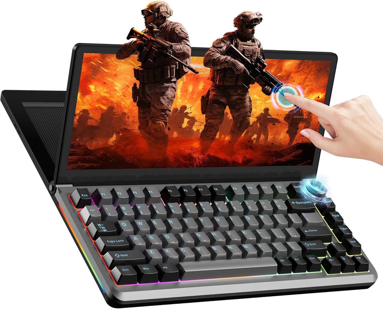 Amazon.com: BOSII Touchscreen Mechanical Gaming Keyboard - 13 inch ...