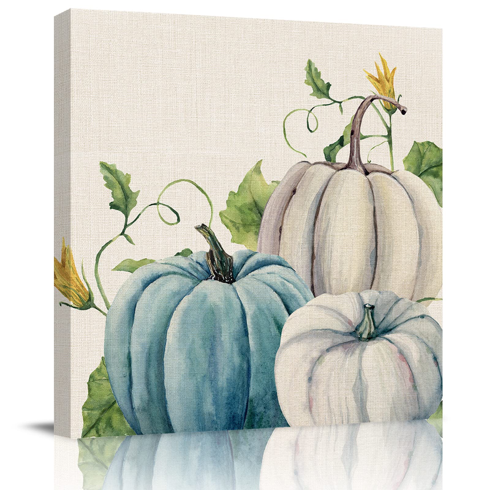 Amazon.com: Fall Wall Art Canvas Thanksgiving Pumpkin Oil Painting ...
