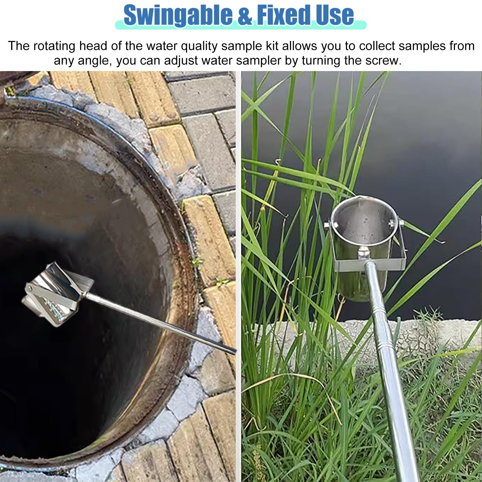Telescopic Water Sampling Dipper Stainless Steel Telescopic Water ...