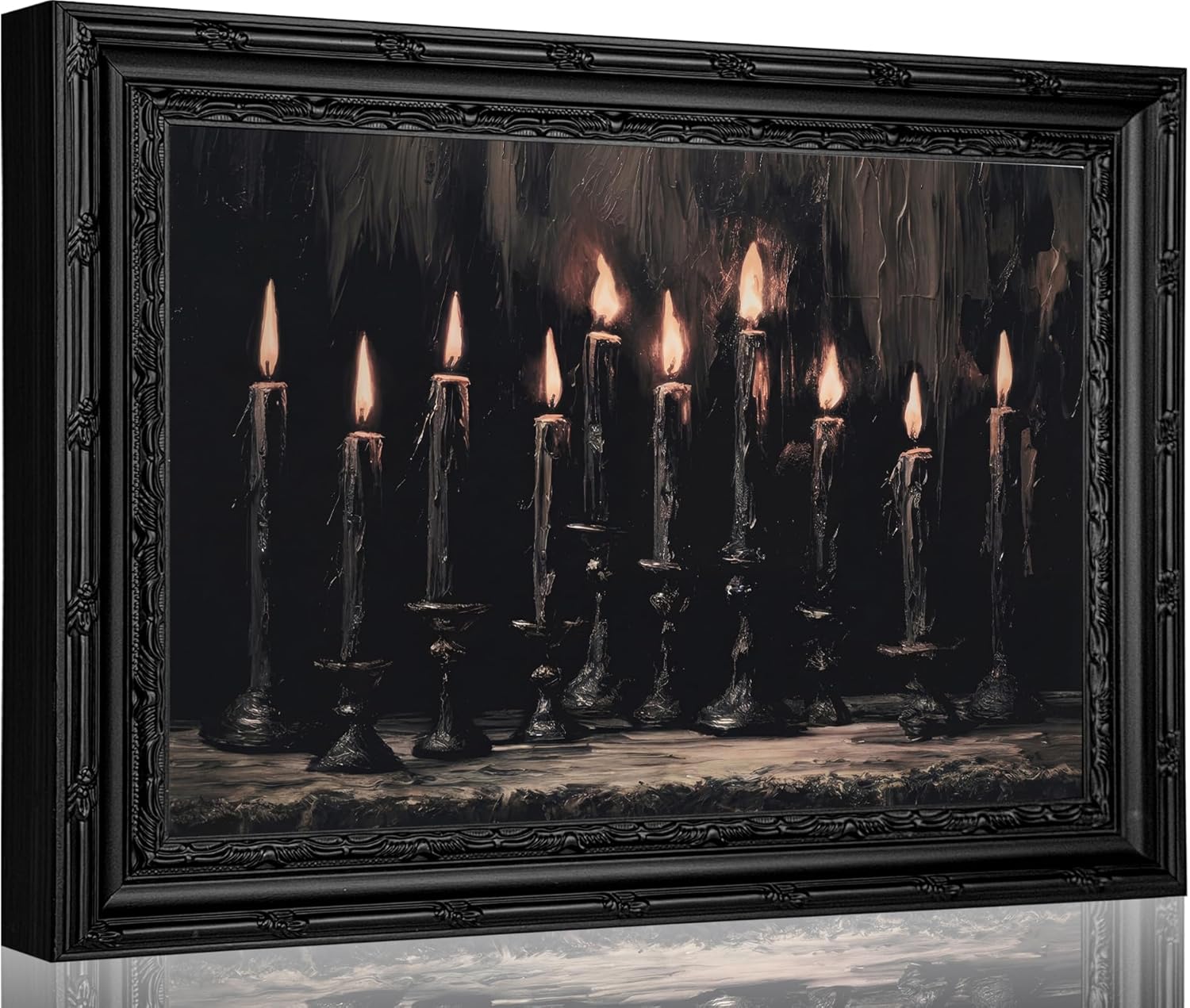 Amazon.com: Framed Gothic Canvas Wall Art,Modern Moody Aesthetic ...