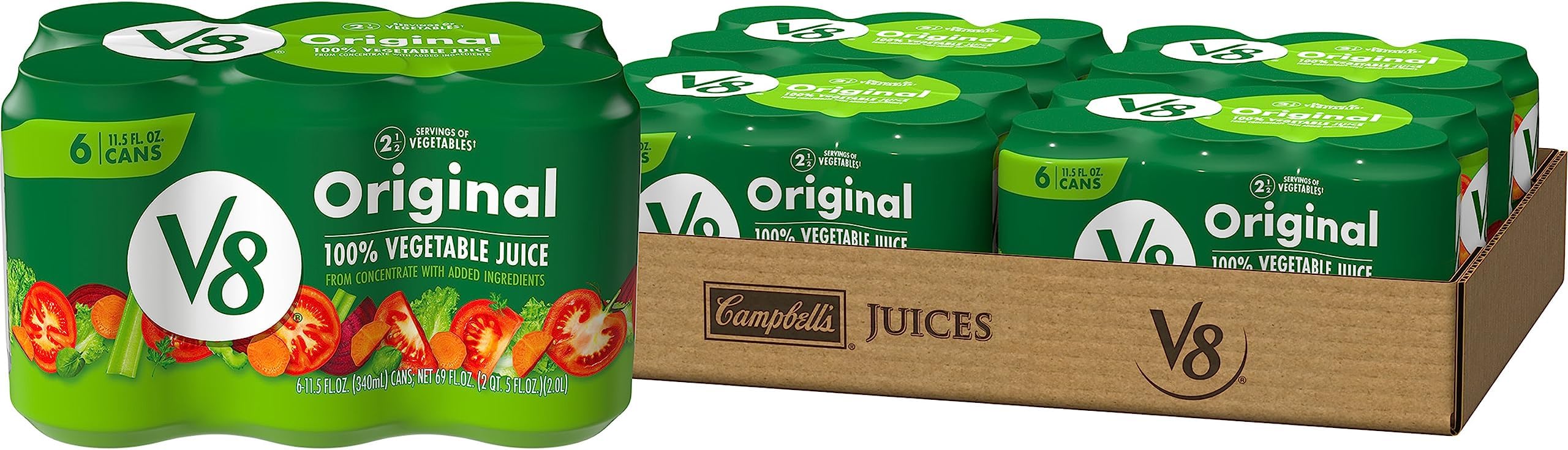 Amazon.com : V8 Vegetable Juice, 12 oz. plastic bottle (12 pack ...