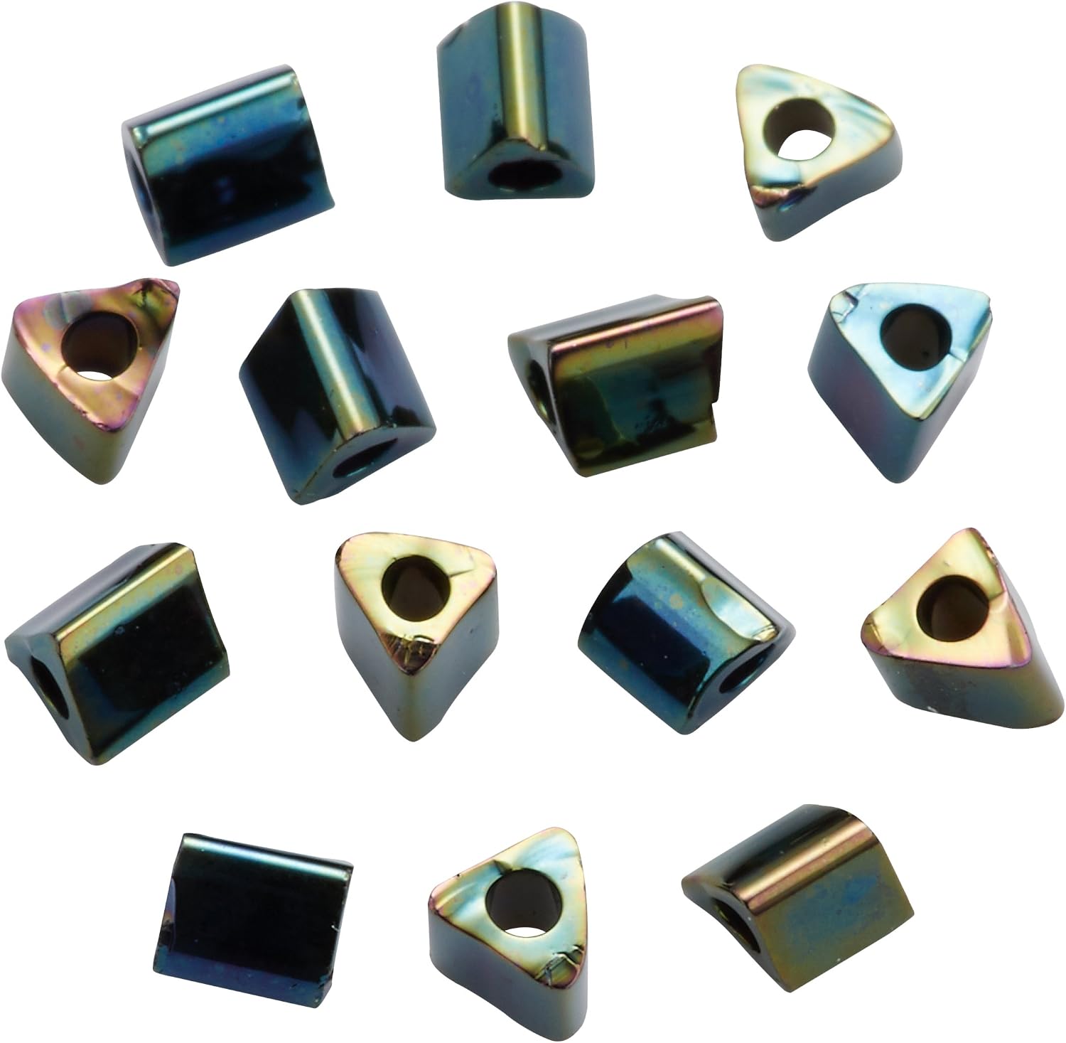 Amazon.com: TOHO Triangle Medium Beads, α Rose Pack Beads, Outer ...