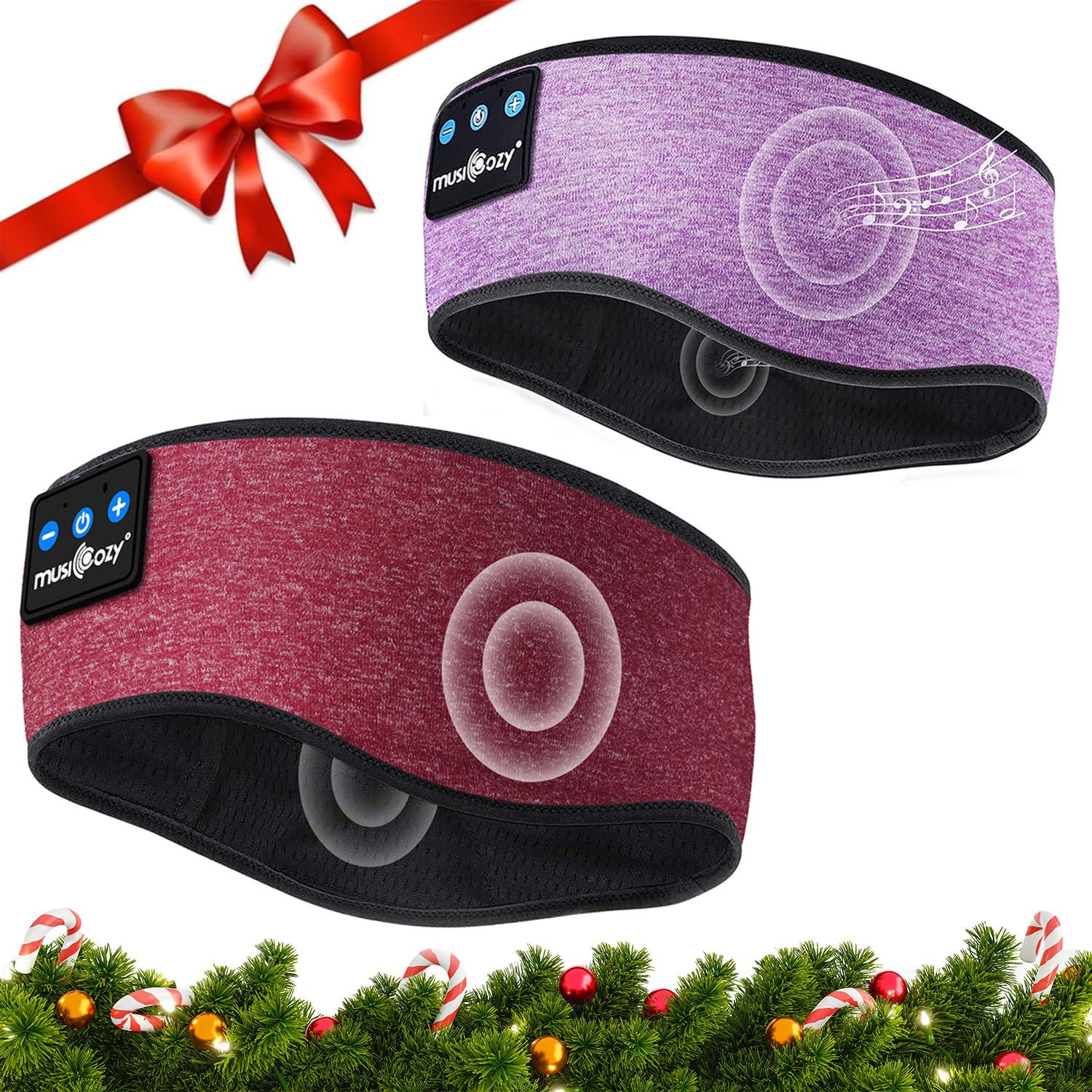 Amazon.com: MUSICOZY Sleep Headphones Bluetooth Headband Wireless Music ...