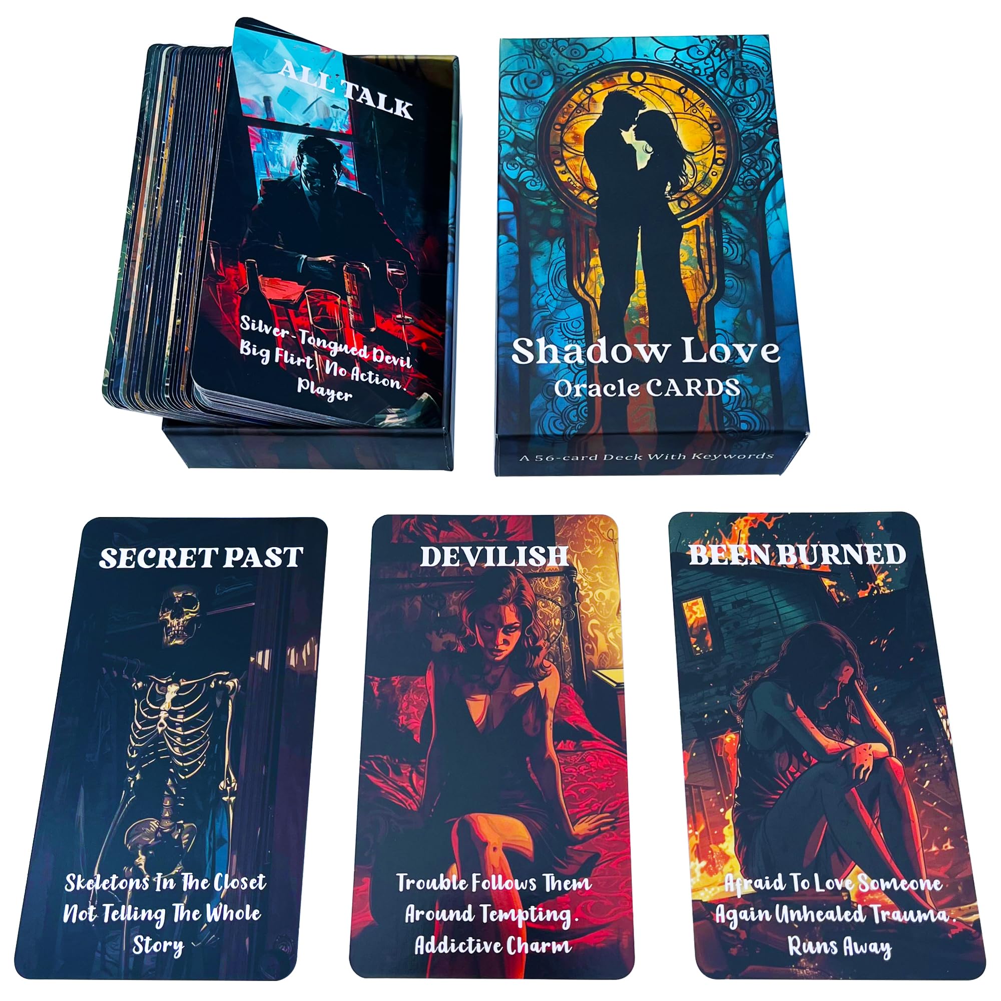 Snapklik.com : Shadow Love Oracle Deck, Love Relationships Oracle Cards, Love Messages Oracle ...