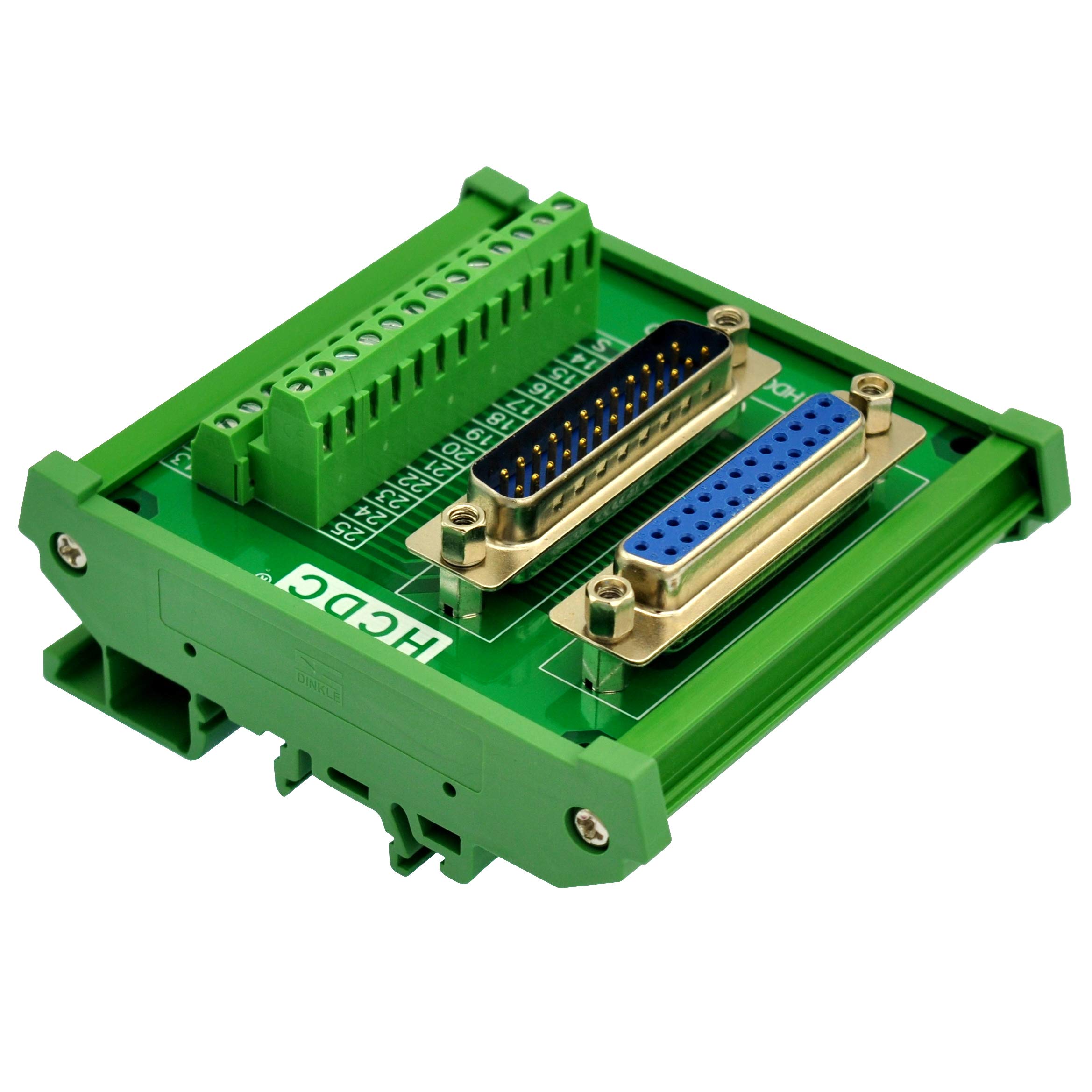 Snapklik.com : DIN Rail Mount D-SUB Male-Female Interface Module ...