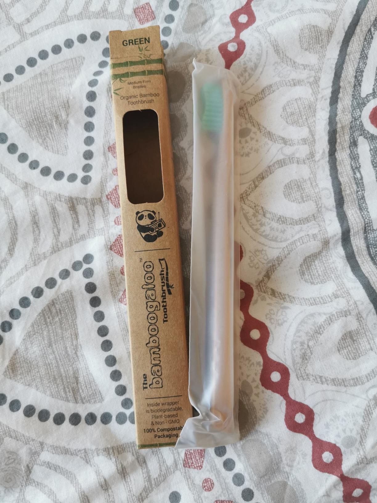 Bamboo Toothbrushes Pack of 5 - Cotton Buds & Dental Floss Included ...