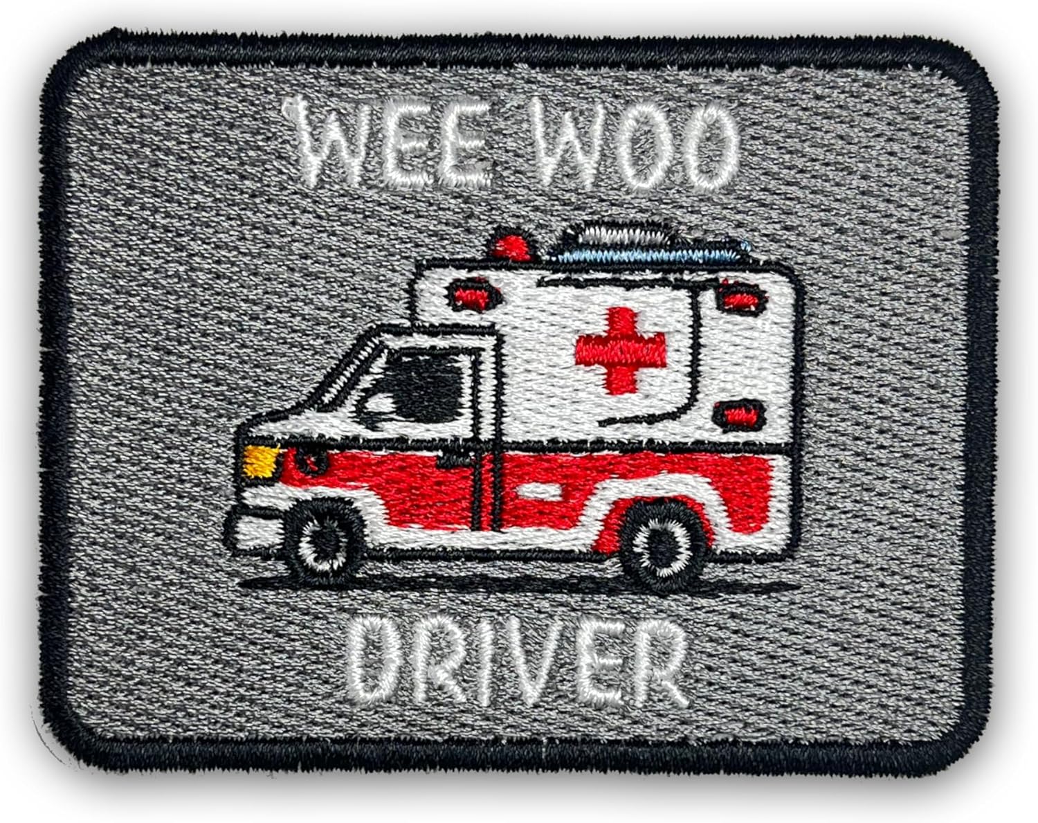 Amazon.com: Wee Woo Driver Patch 3 Inches Iron On/Sew On Embroidered ...