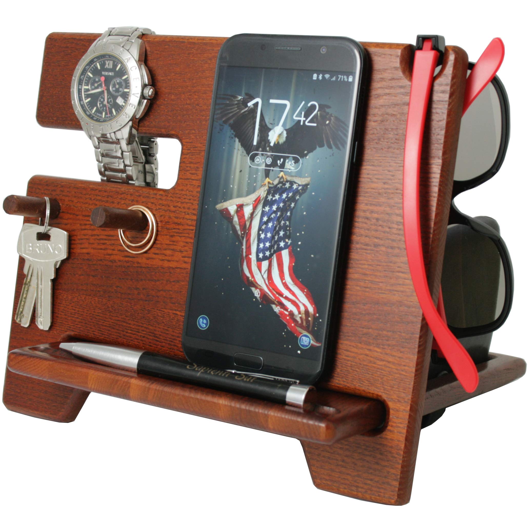 Barva Cell Phone Stand Watch Holder Men Device Dock Organizer ...