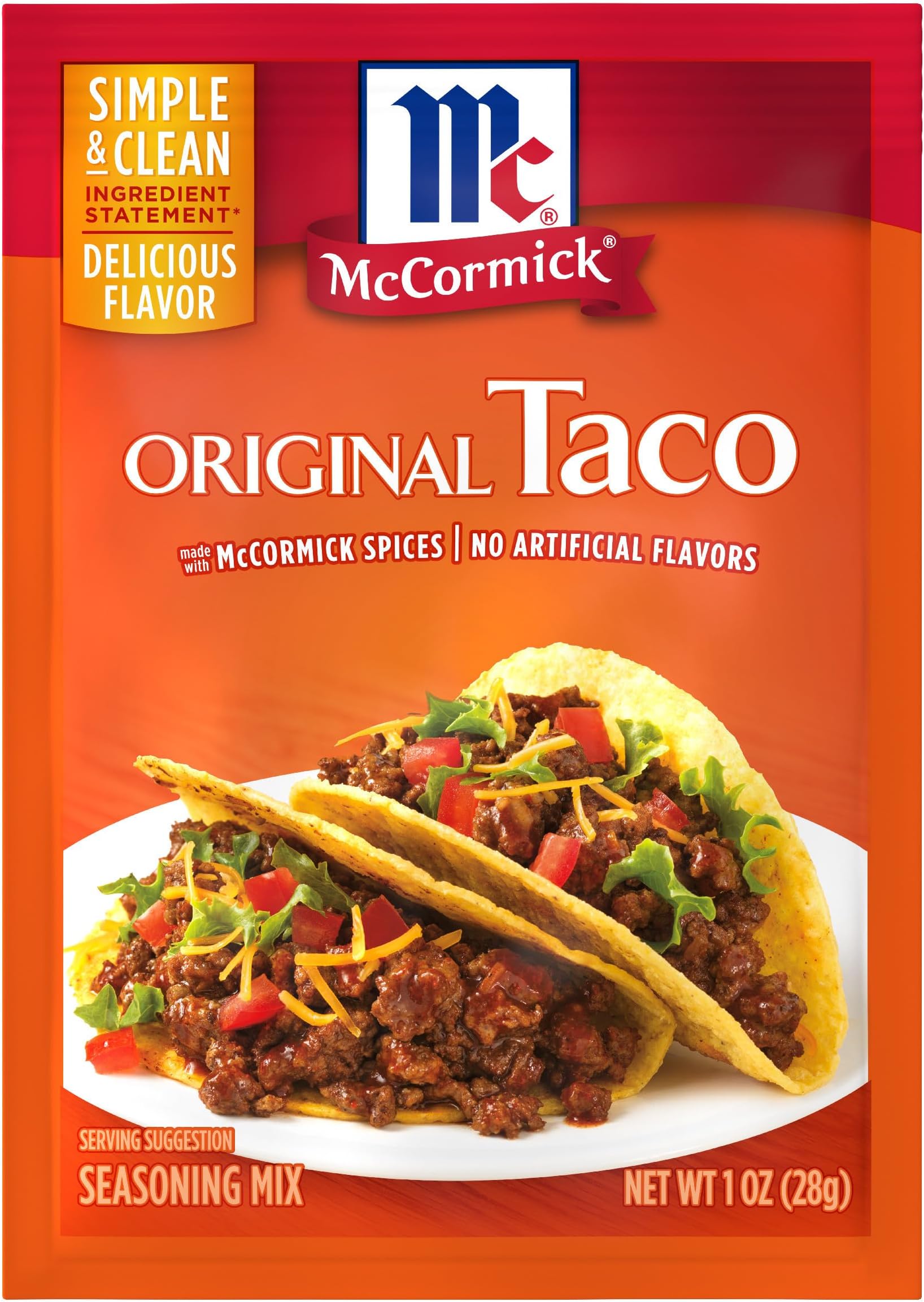 Amazon.com : McCormick Original Taco Seasoning Mix, 1 oz : Grocery ...