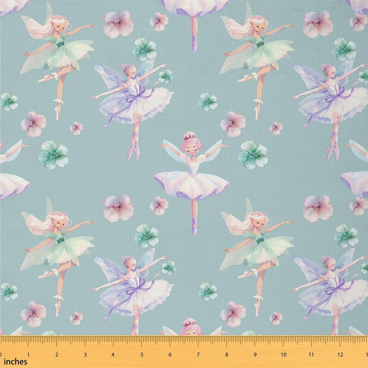 Amazon.com: Colorful Fairy Fabric by The Yard Gorgeous Ballet Dancer ...