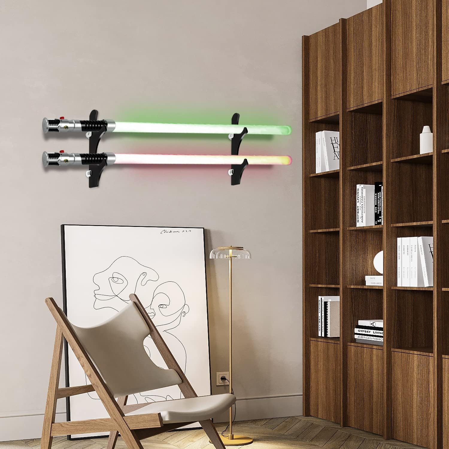 Amazon.com: BYTOTU Lightsaber Stand - Wall Mount - Clear Plexiglass ...
