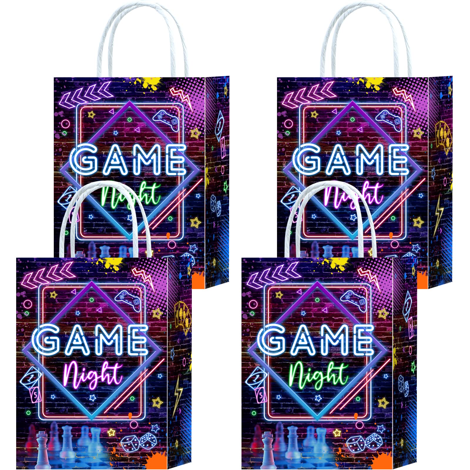 Amazon.com: 16 Pieces Game on Goodie Bags for Gamer Birthday Party ...