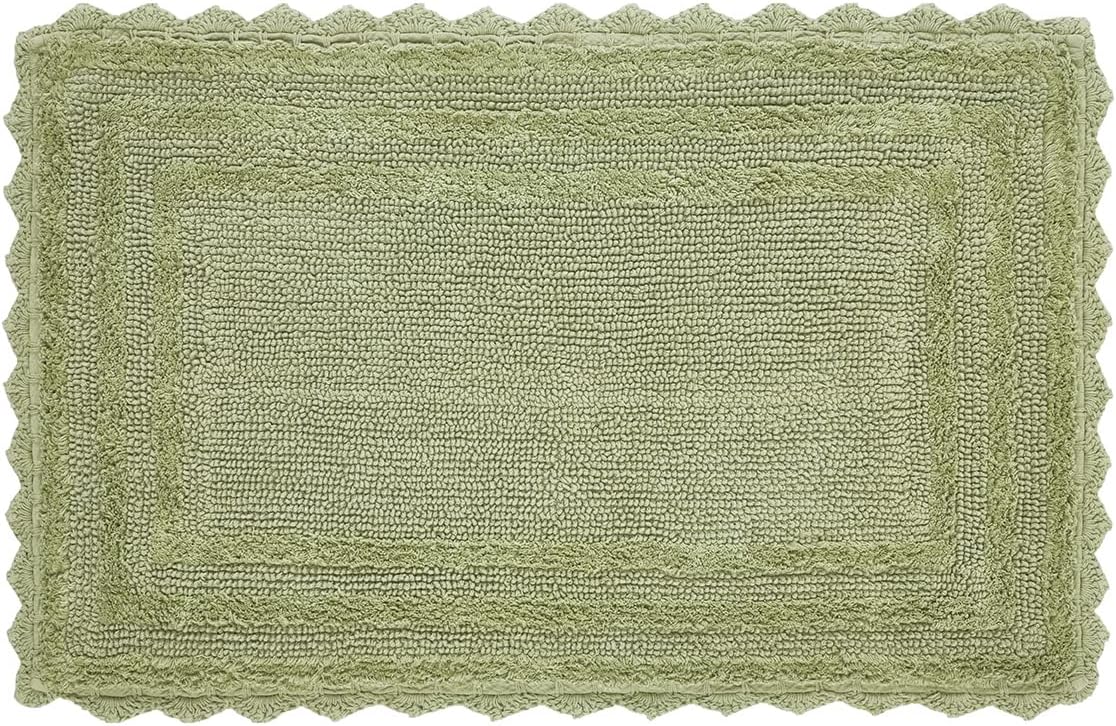 Amazon.com: Better Trends Lilly Crochet 24x40 Reversible Bathroom Rugs ...