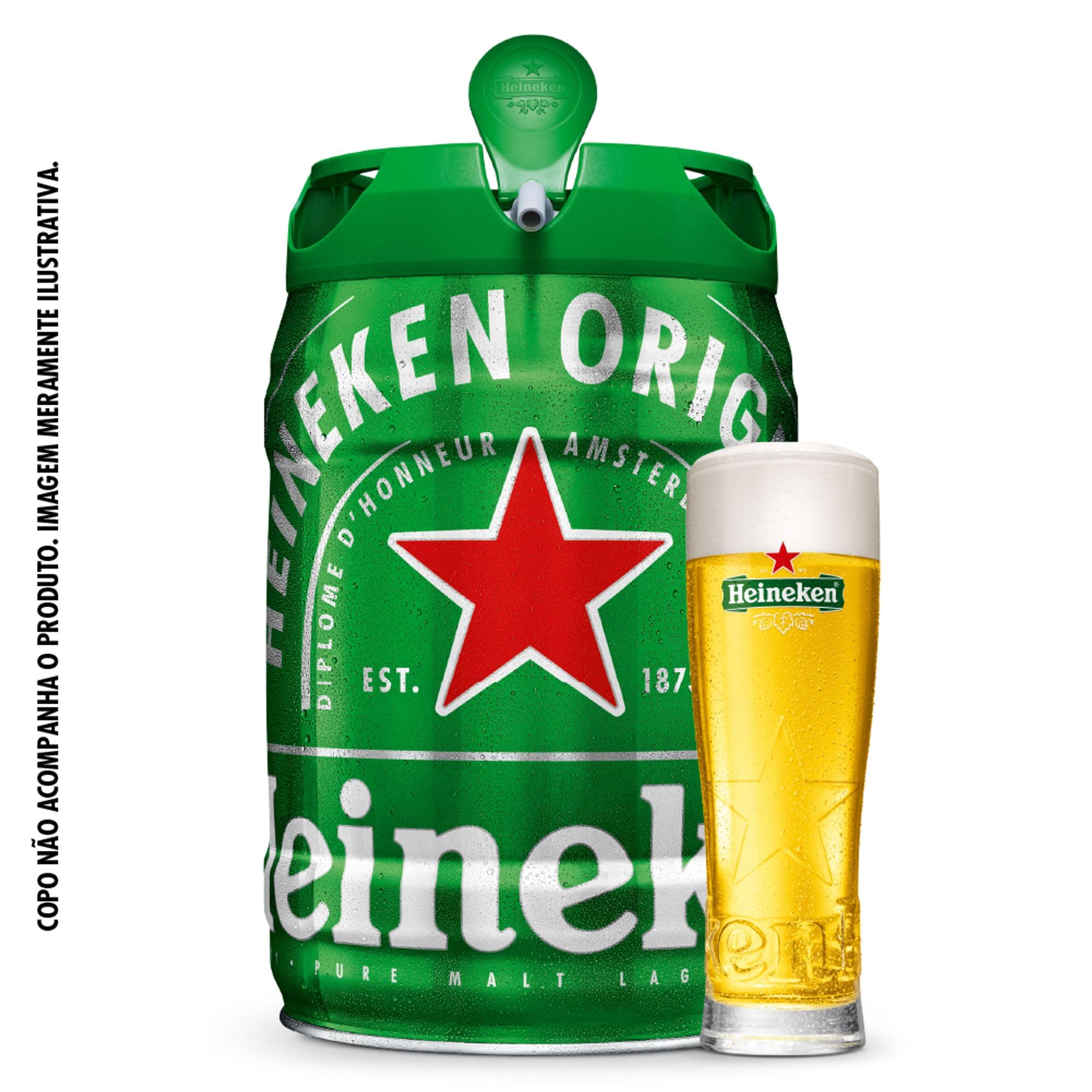 Mini Keg 5l Heineken 🍔 Heineken KEG 5L Tap Holder・ STL File For