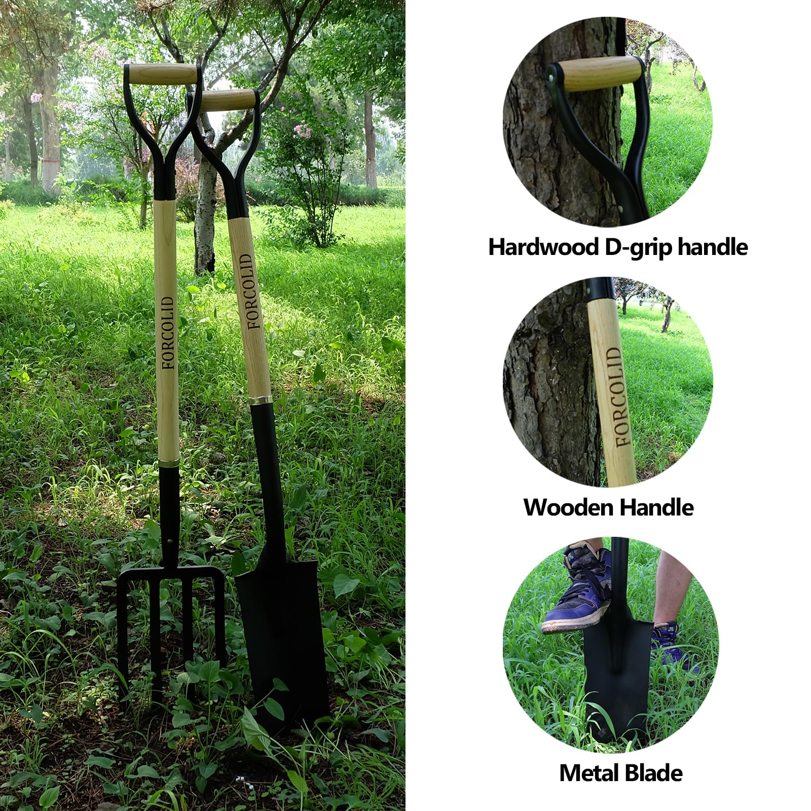 Snapklik.com : Drain Spade Shovel, Garden Drain Spade, Trenching Shovel ...