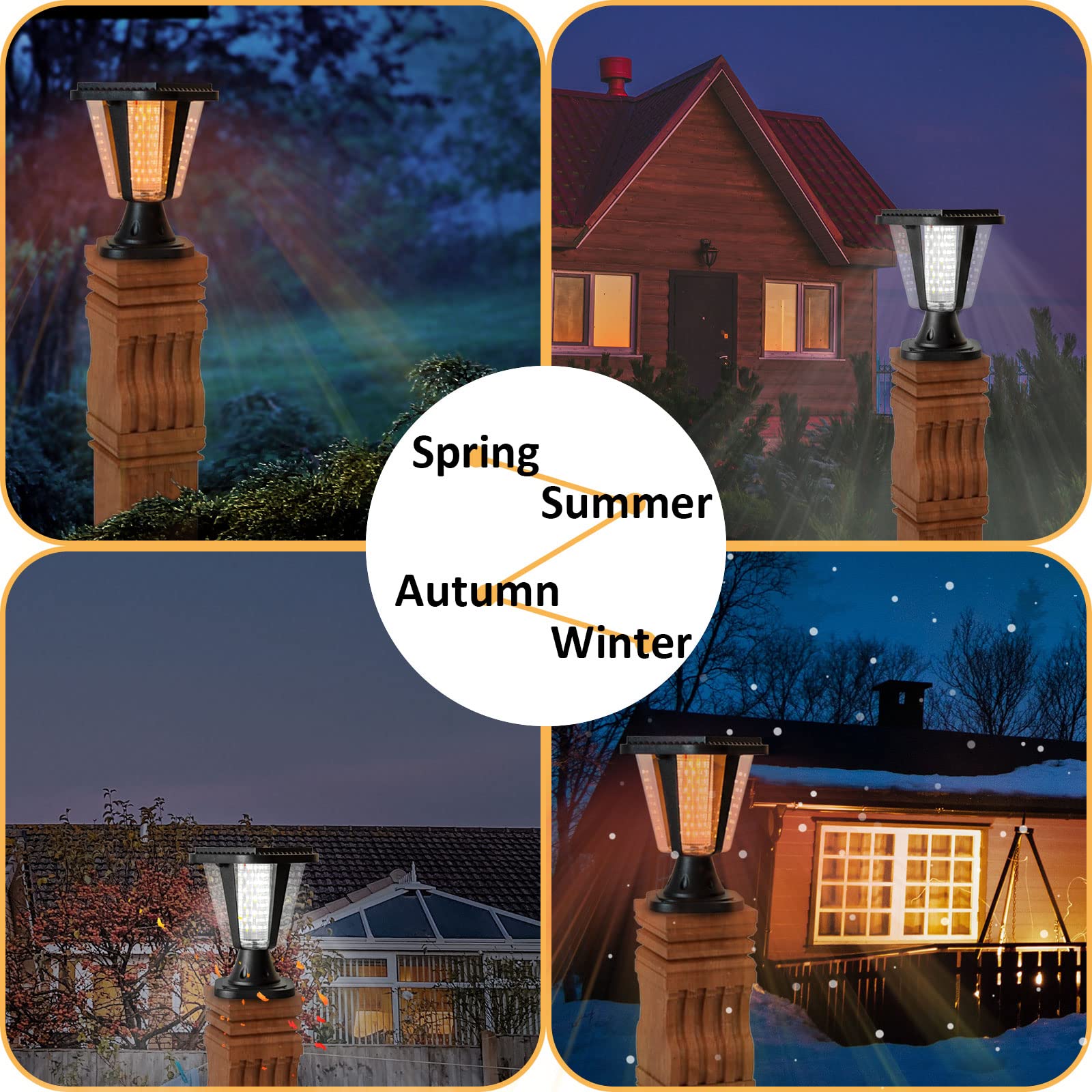 Kendal Solar Pillar Lamp Post Solar Lights